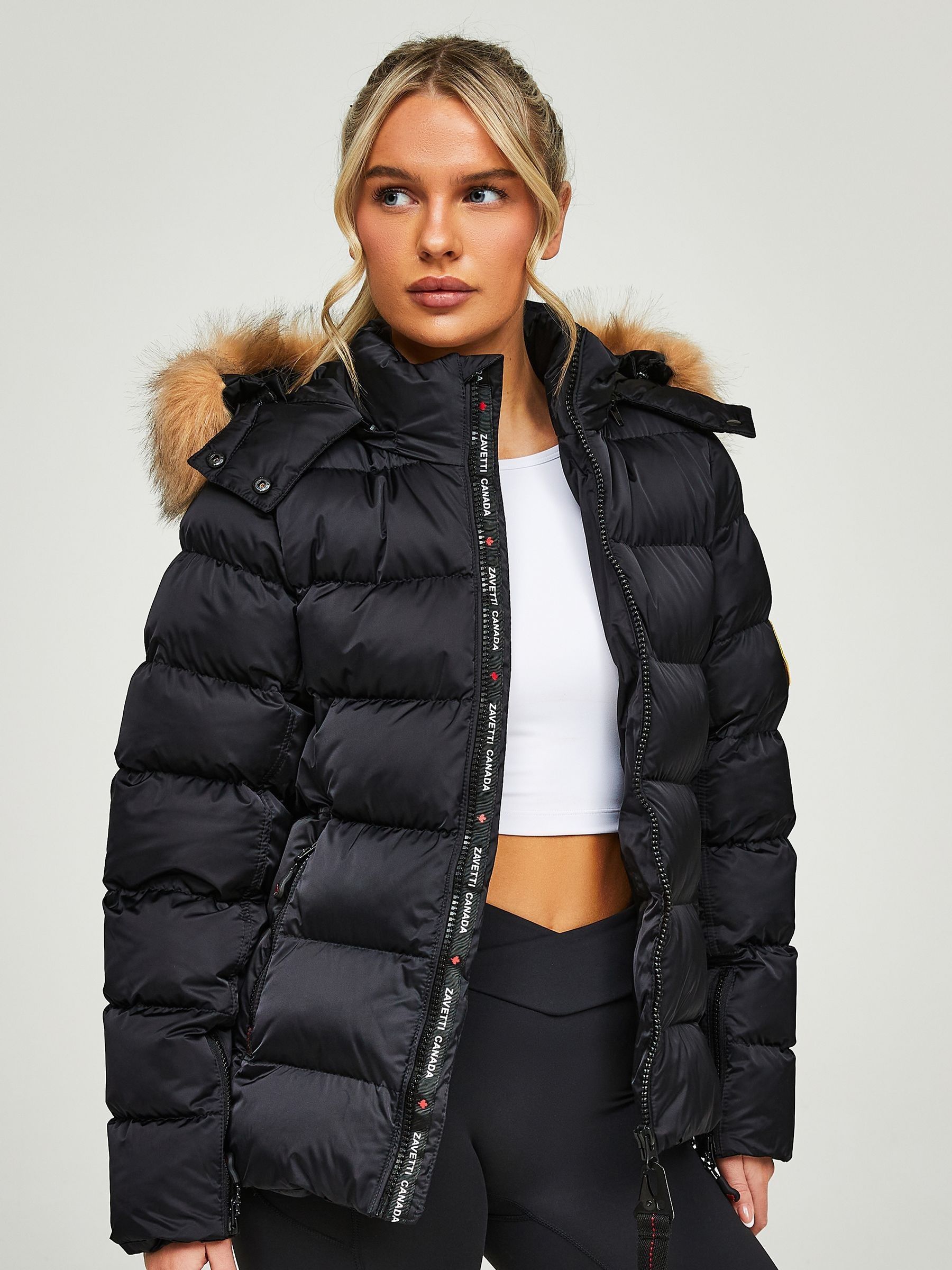 Buy Zavetti Canada Womens Virna Slimline Puffer Jacket from the Next UK ...