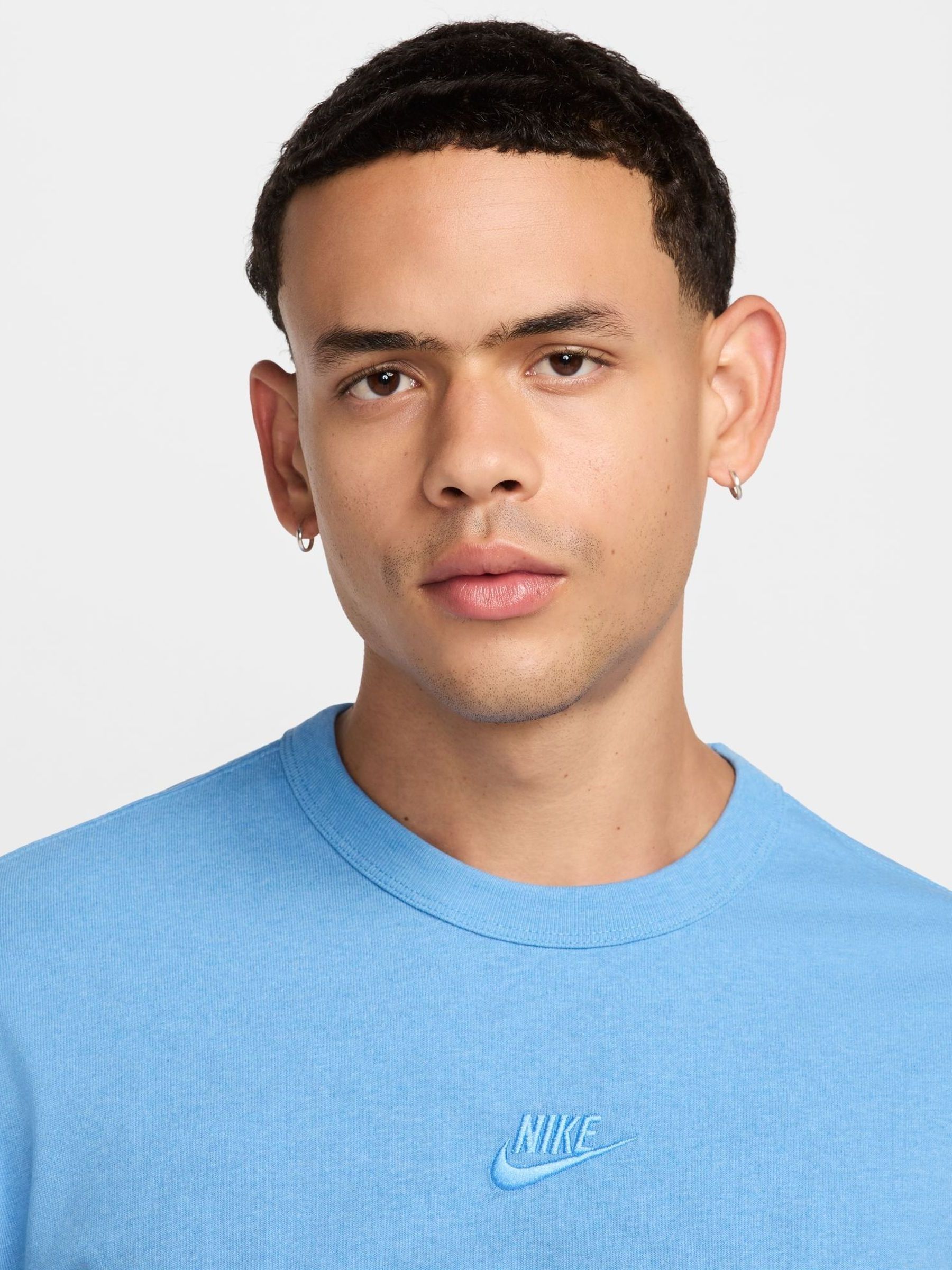 Buy Nike University Blue Sportswear Premium Essentials T-Shirt from the ...