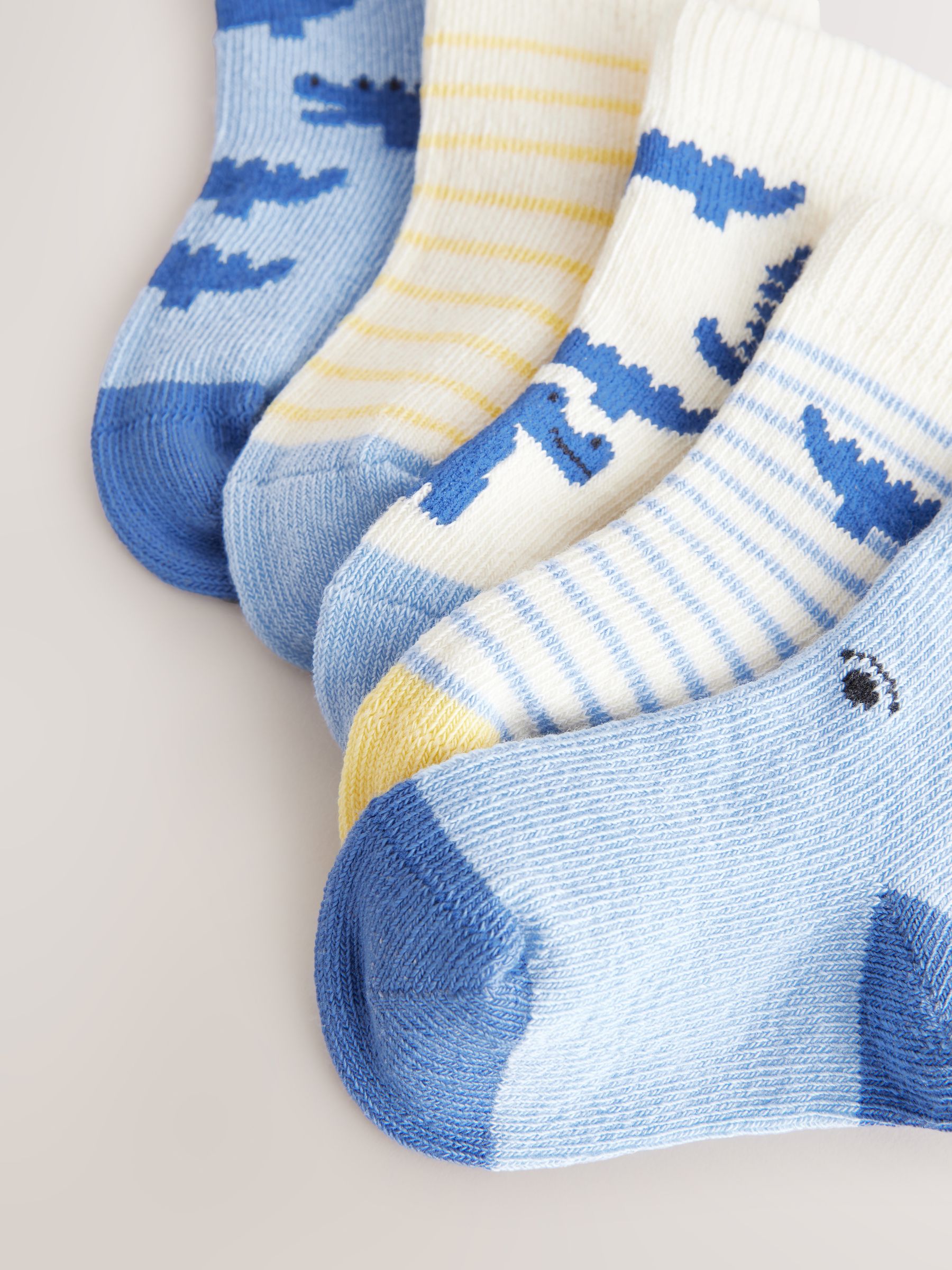 Buy Blue Baby Socks 5 Pack (0mths-2yrs) from the Next UK online shop