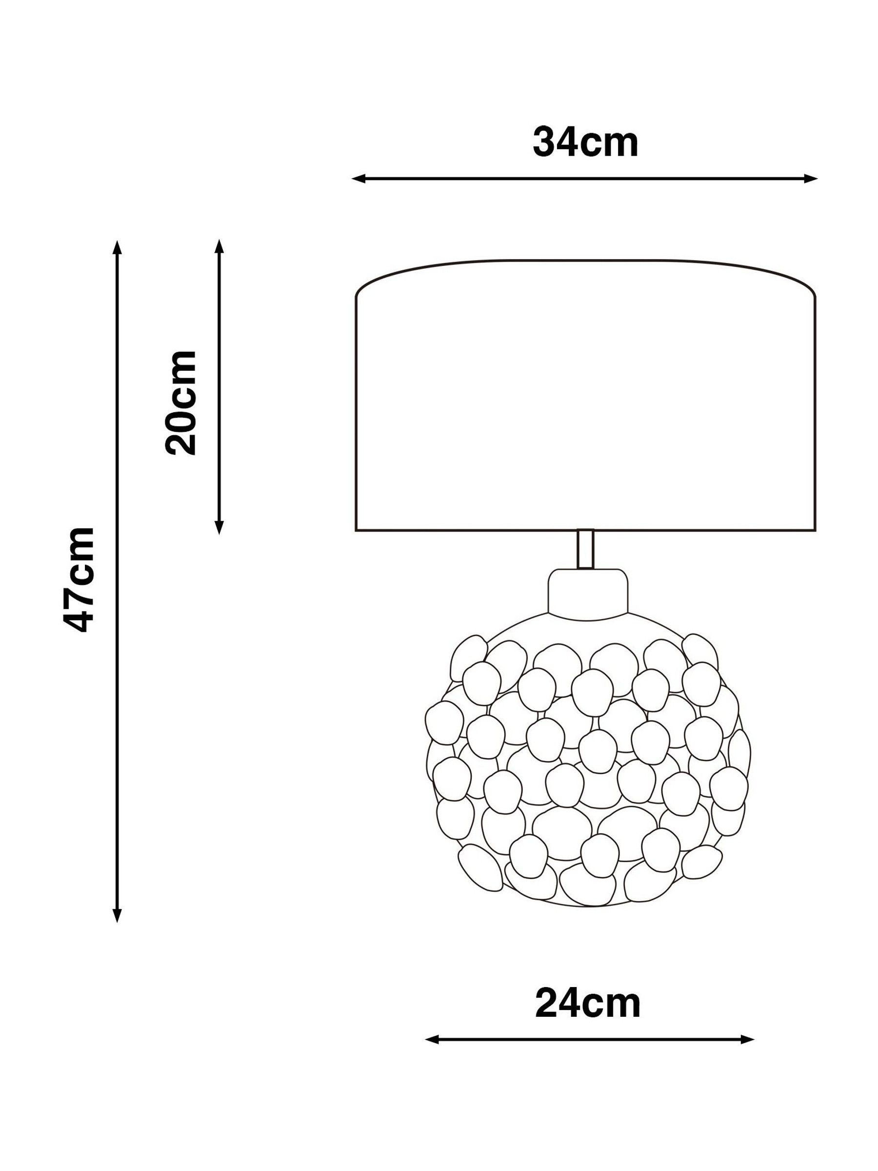 Buy White Aegean Large Table Lamp from the Next UK online shop