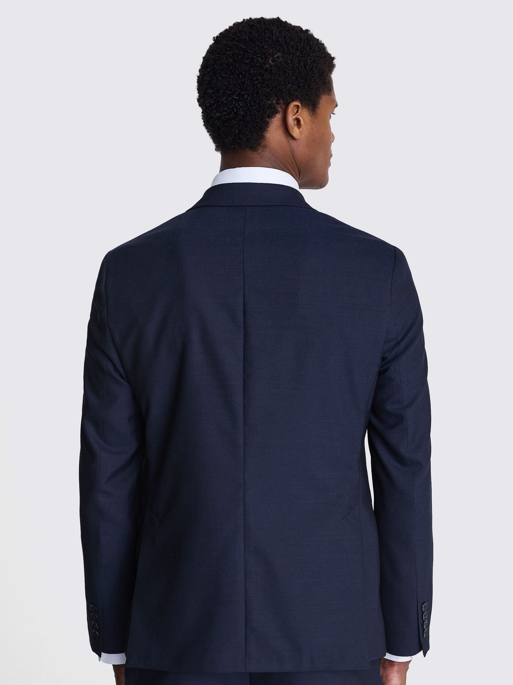 Buy MOSS Blue Tailored Fit Half Lined Jacket from the Next UK online shop