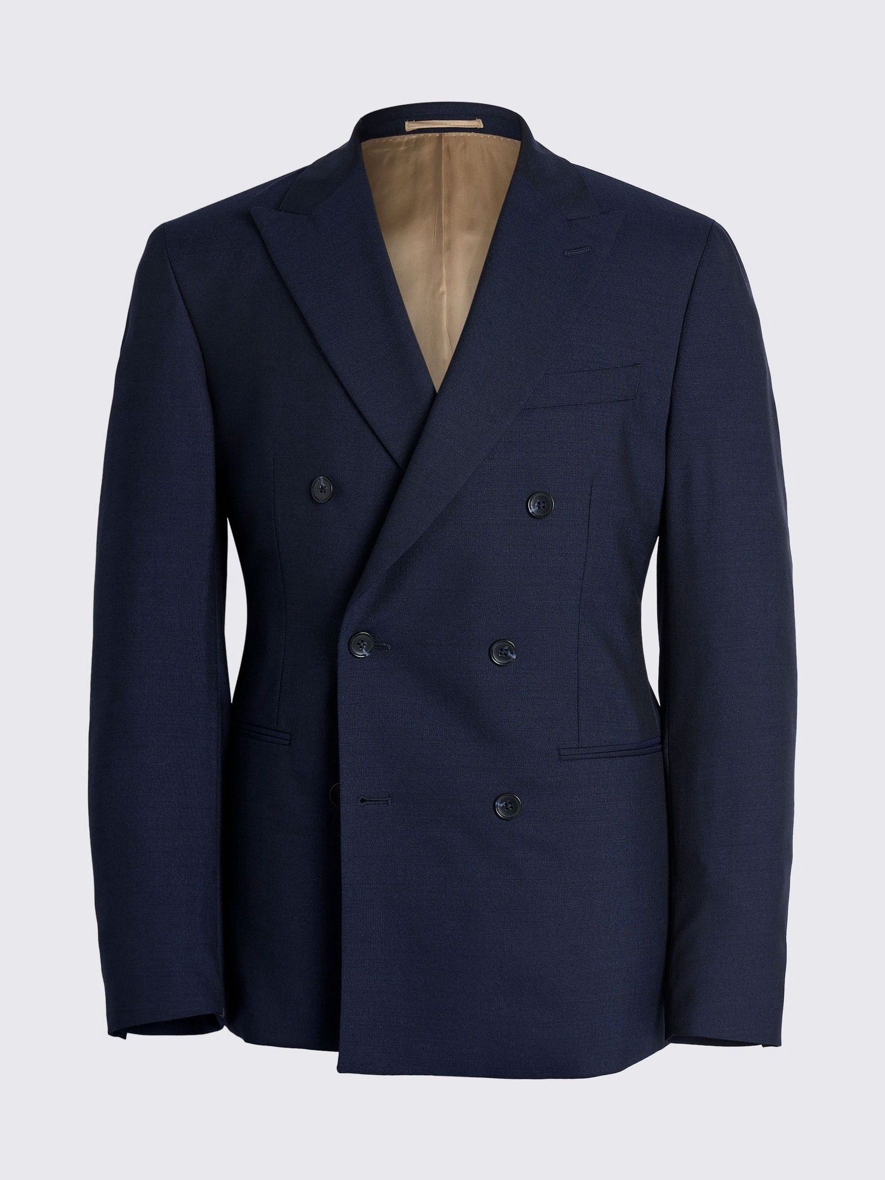 Buy MOSS Blue Tailored Fit Half Lined Jacket from the Next UK online shop