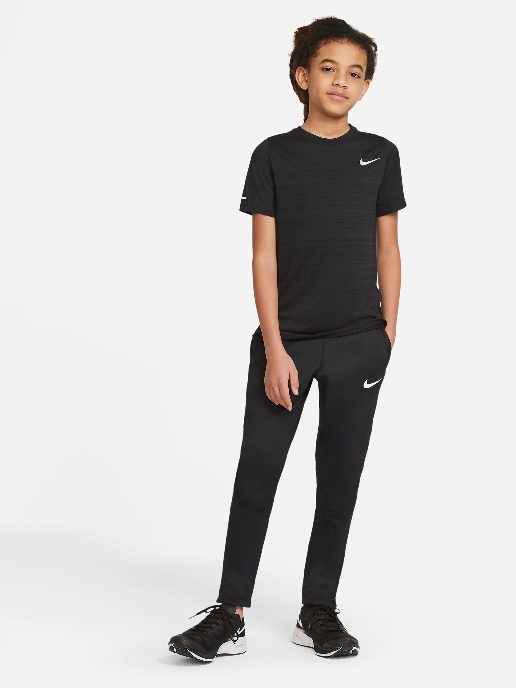 Buy Nike Black Dri-FIT Miler Training Top from the Next UK online shop