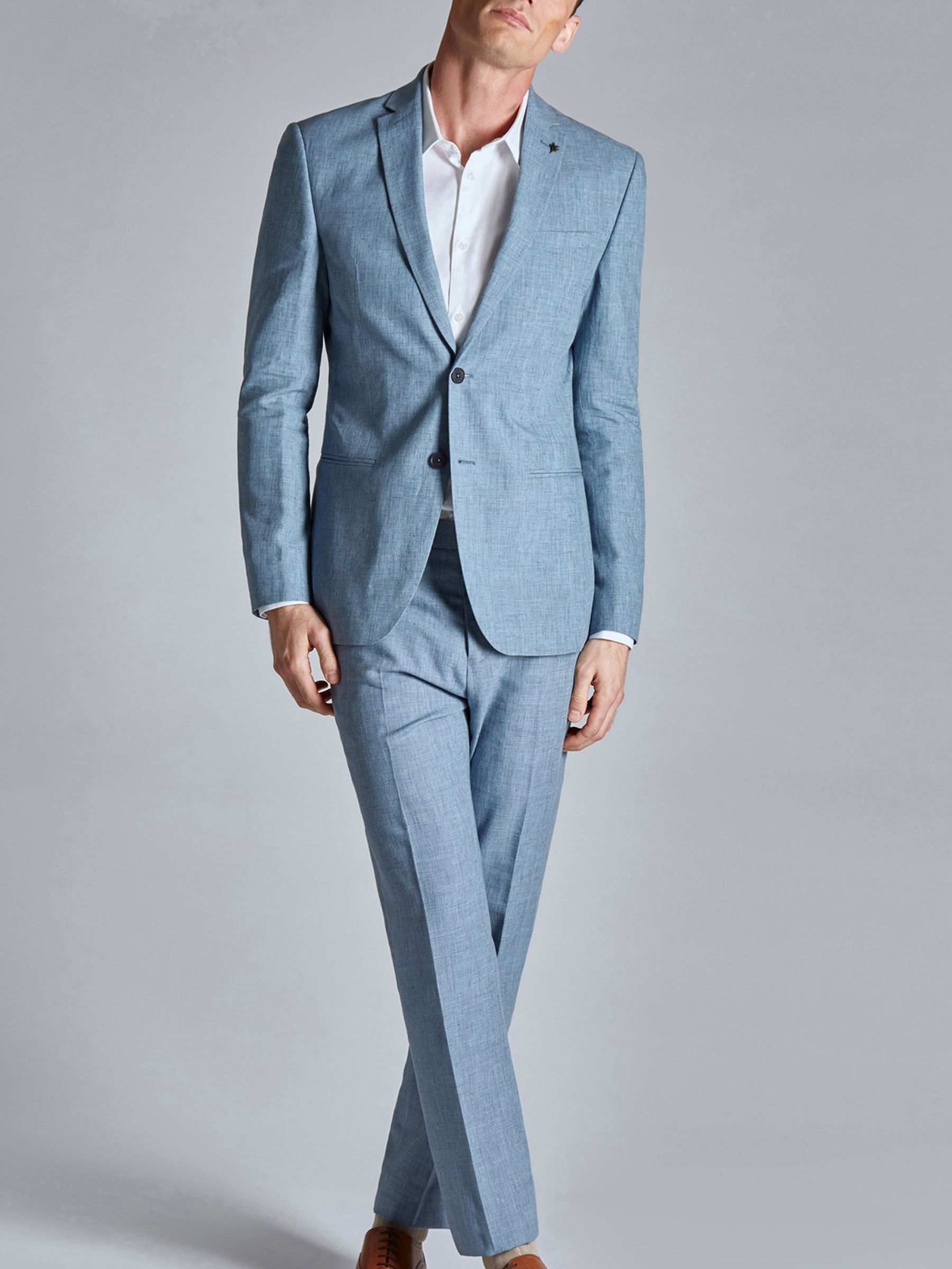 Buy Ted Baker Tailoring Blue Hydra Linen Slim Fit Jacket from Next Ireland