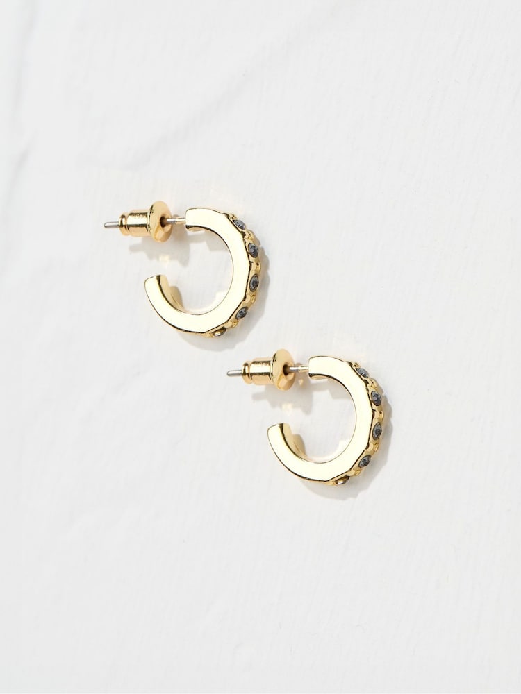 Buy FatFace Gem Blue Huggy Hoops Earrings from the Next UK online shop