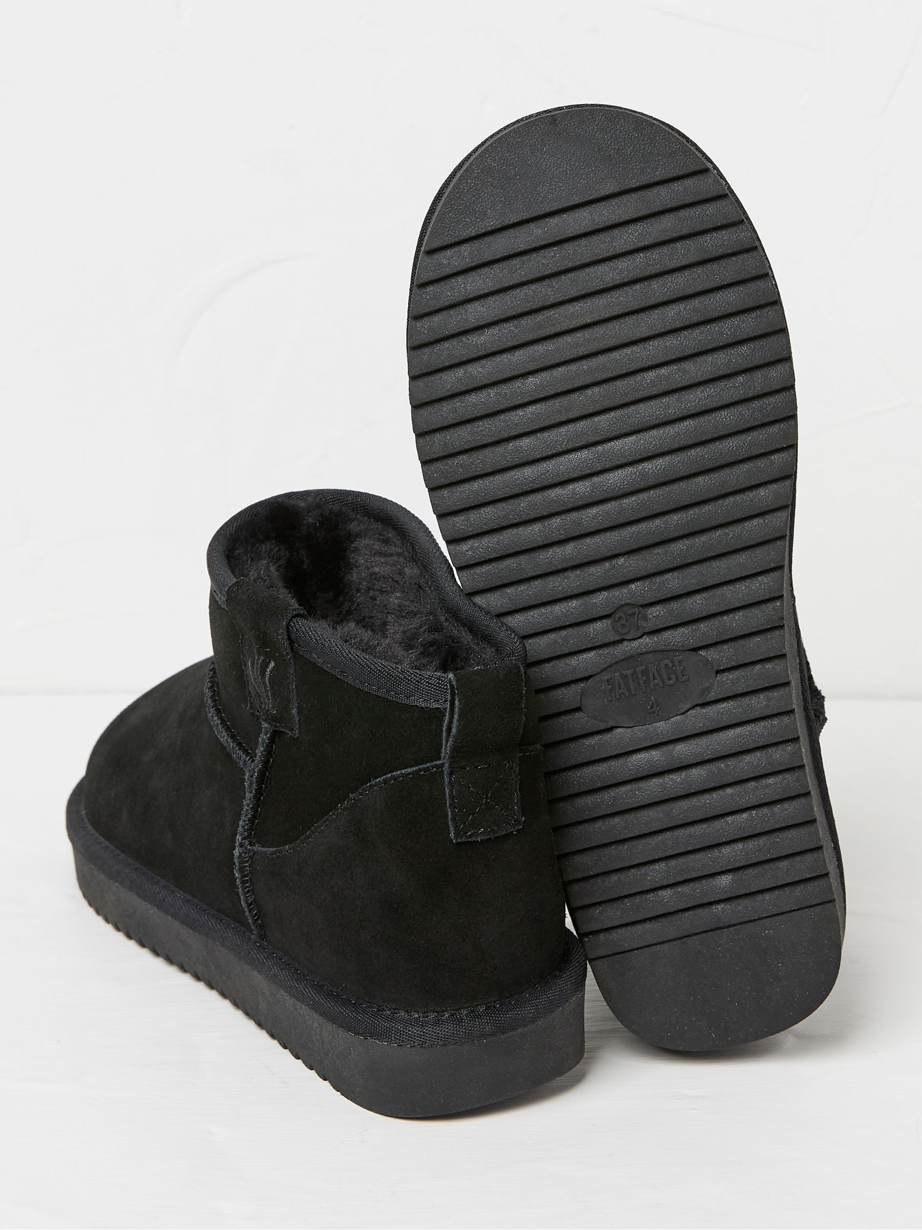 Buy FatFace Maeve Black Mini Boot Slippers from the Next UK online shop