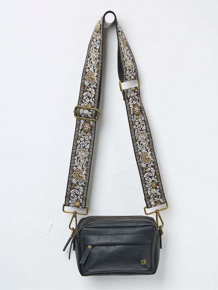 Buy FatFace Black Wide Ornate Bag Strap from the Next UK online shop