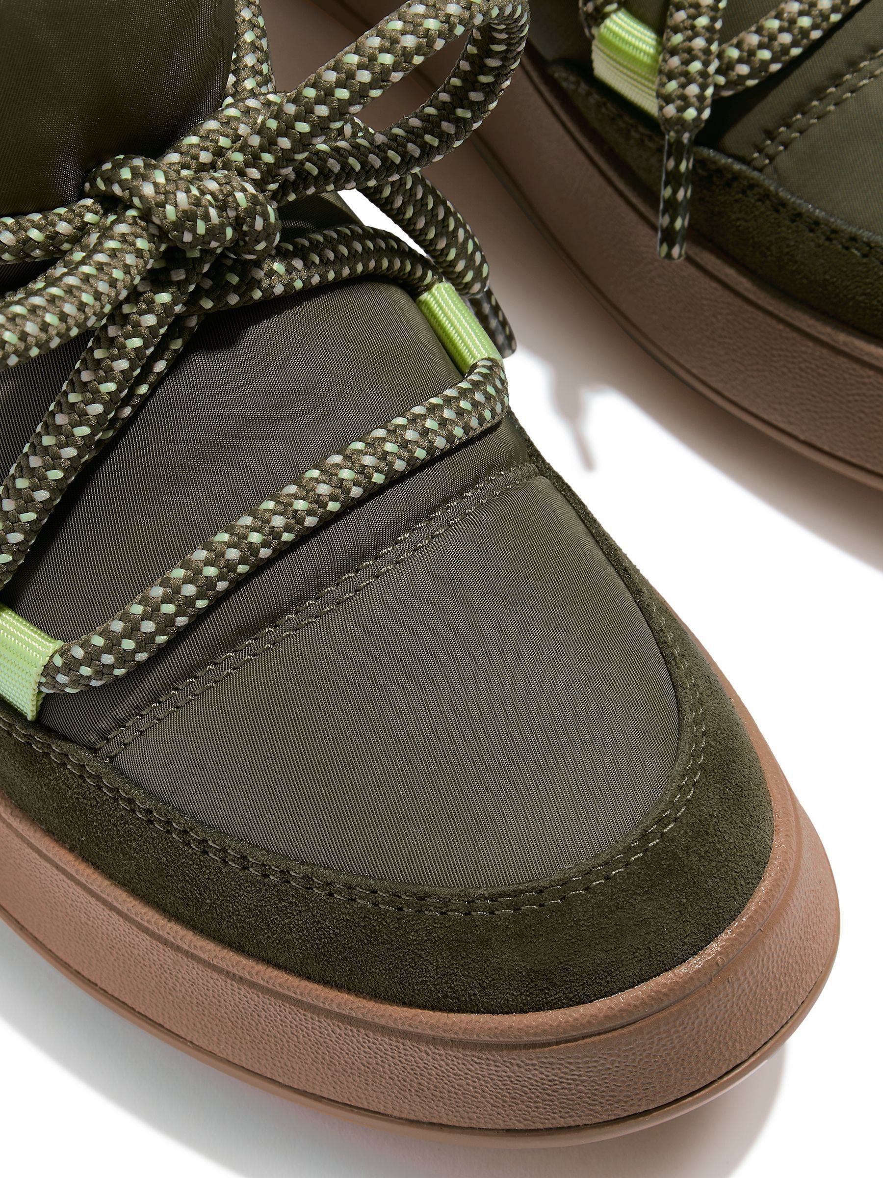 Buy FitFlop F-Mode Water Resistant Biofleece Mesh Flatform Snow Boots ...