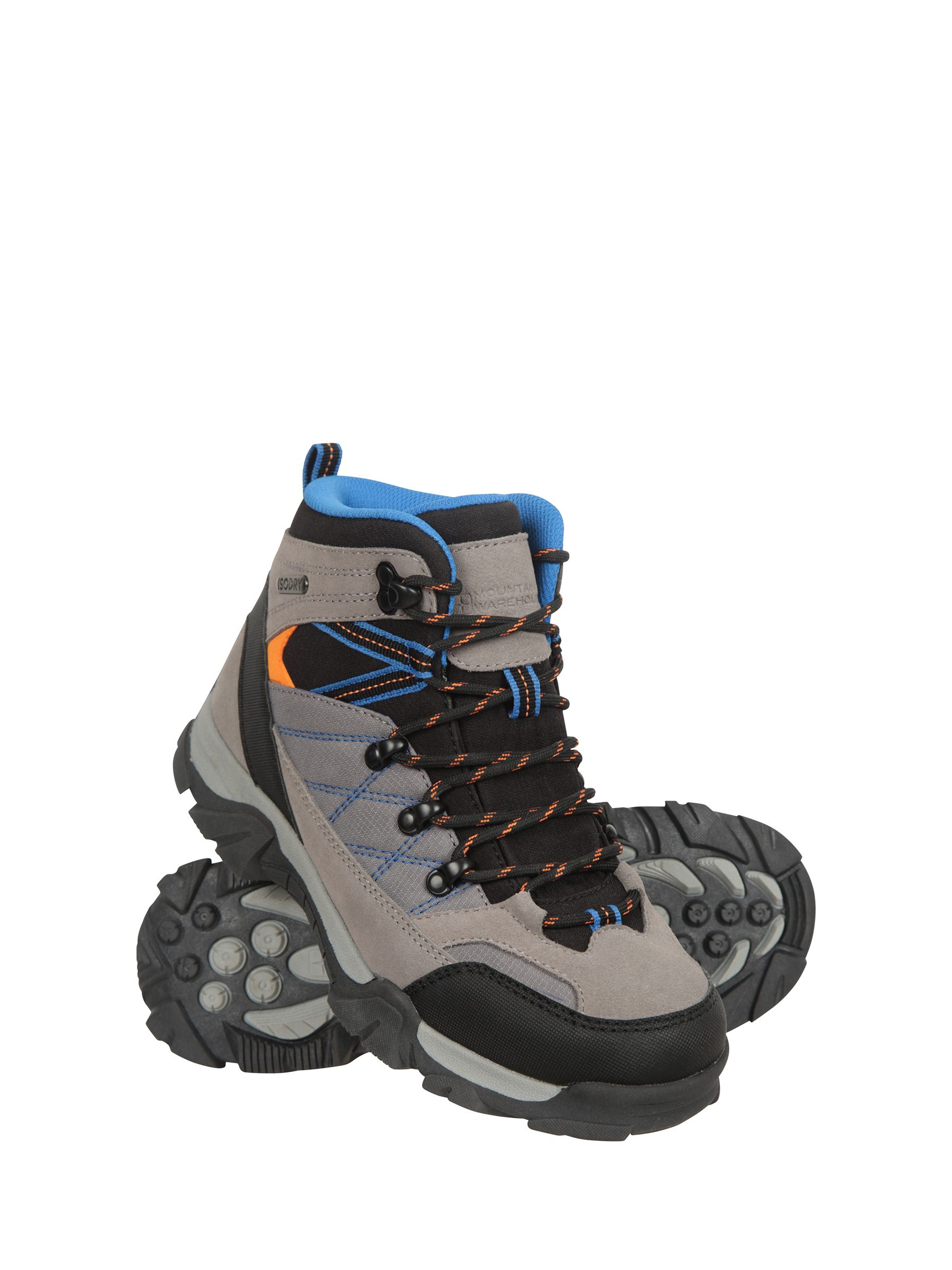Buy Mountain Warehouse Grey Trail Kids Waterproof Walking Boots from ...