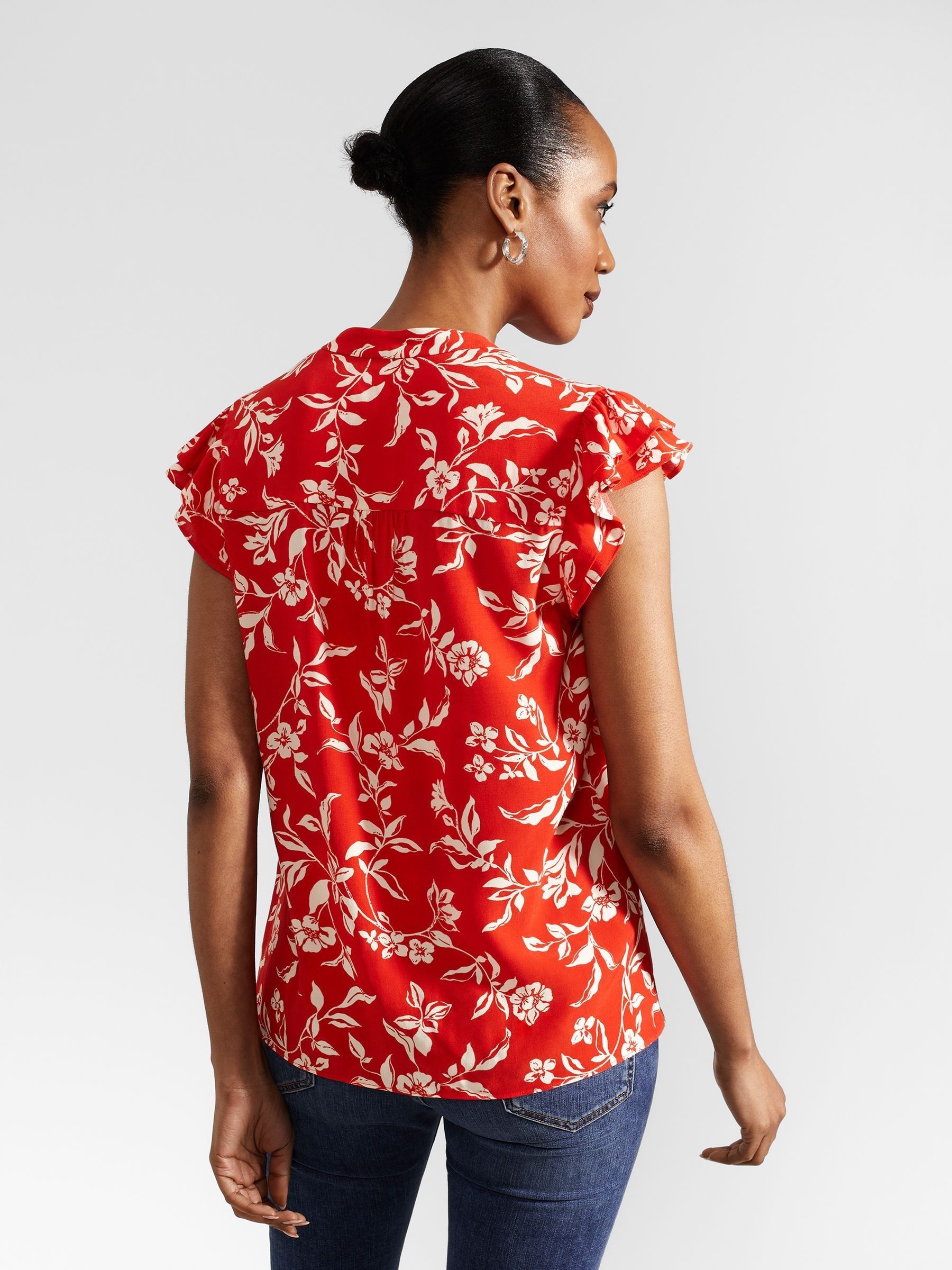 Buy Hobbs Red Cleo Top from the Next UK online shop