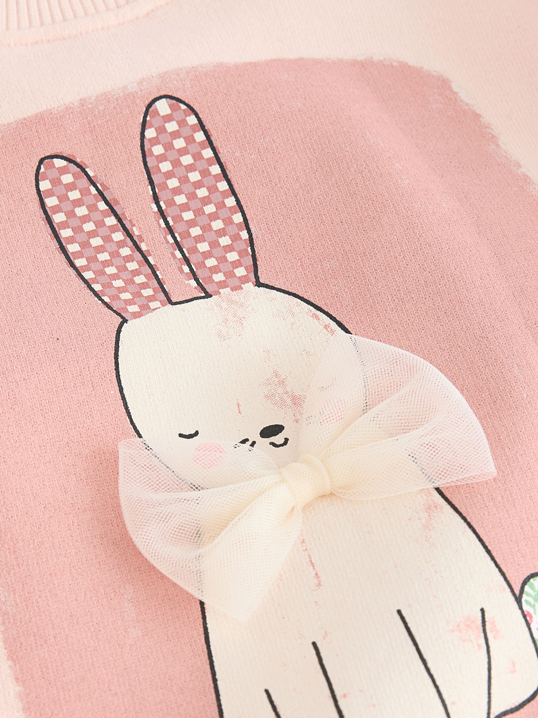 Buy Pink Bunny Crew Sweatshirt (3mths-7yrs) from the Next UK online shop