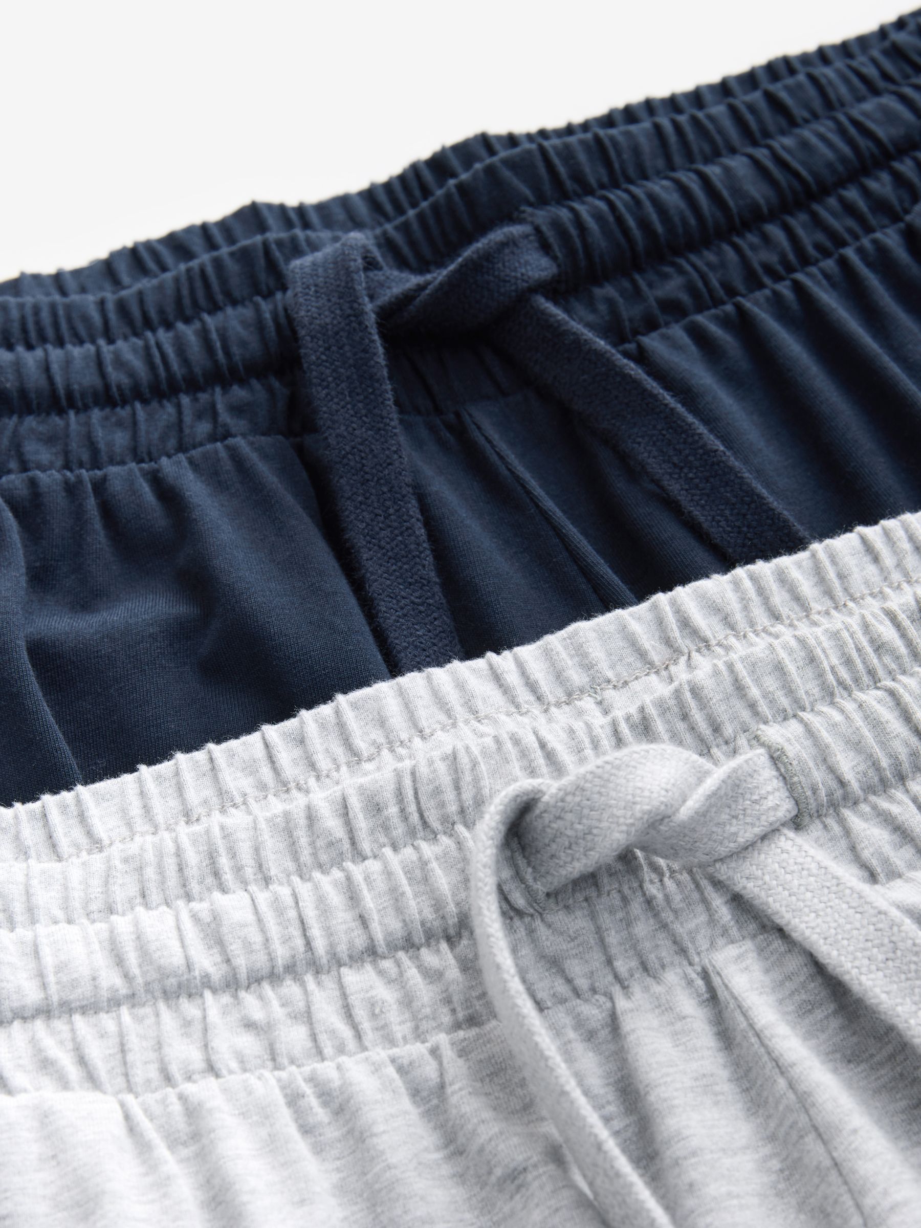 Buy Navy Blue/Grey Cuffed Cuffed Pyjamas 2 Pack from the Next UK online ...