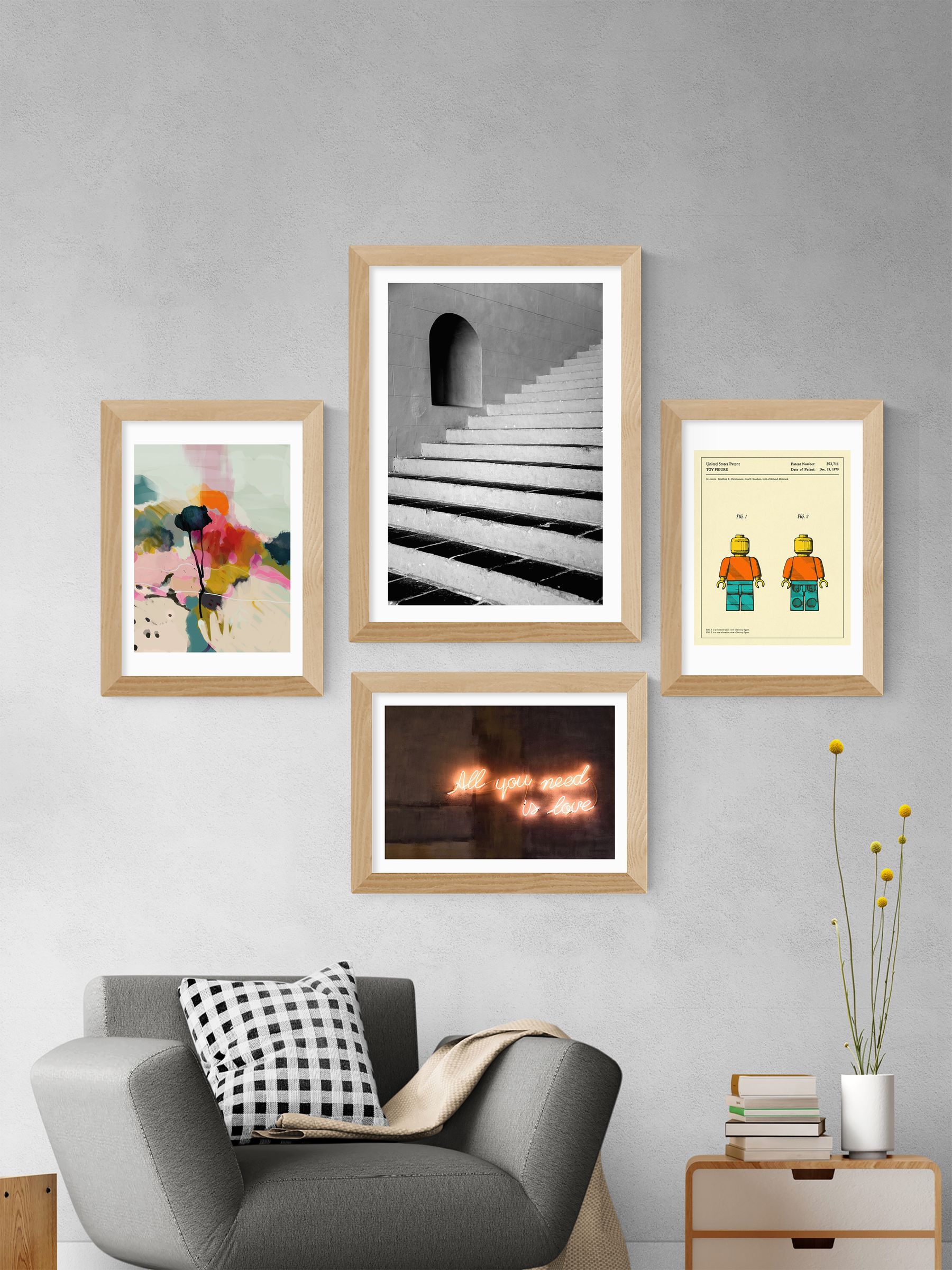 Buy East End Prints Oak Floral Abstract Landscape by Ana Rut Bre Wall ...