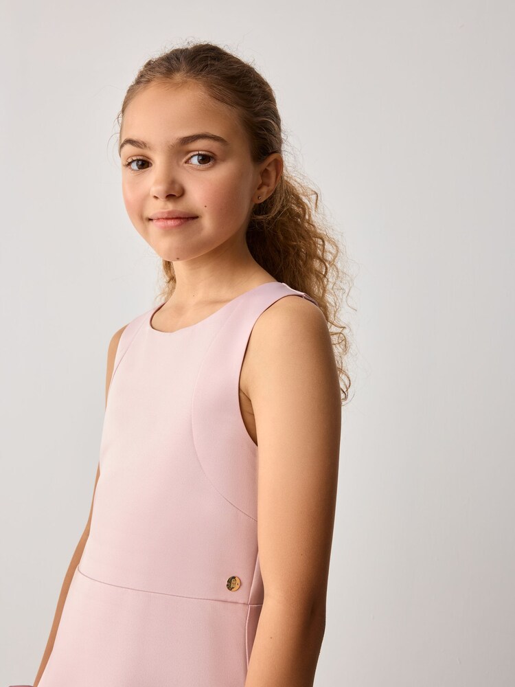 Buy Baker by Ted Baker Pink Satin Bow Detail Occasion Dress from Next ...