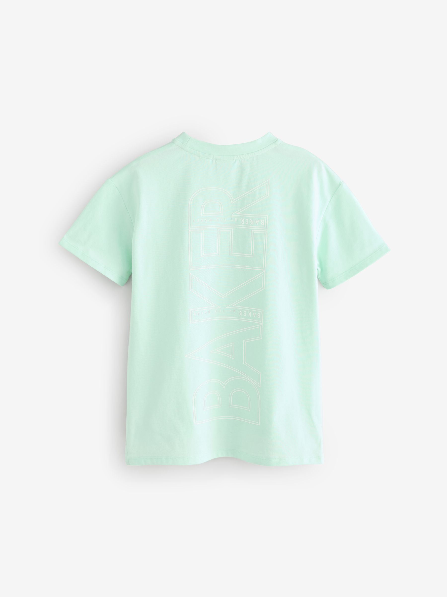 Buy Baker By Ted Baker 3 Pack Mint Green Oversized Graphic Print T ...