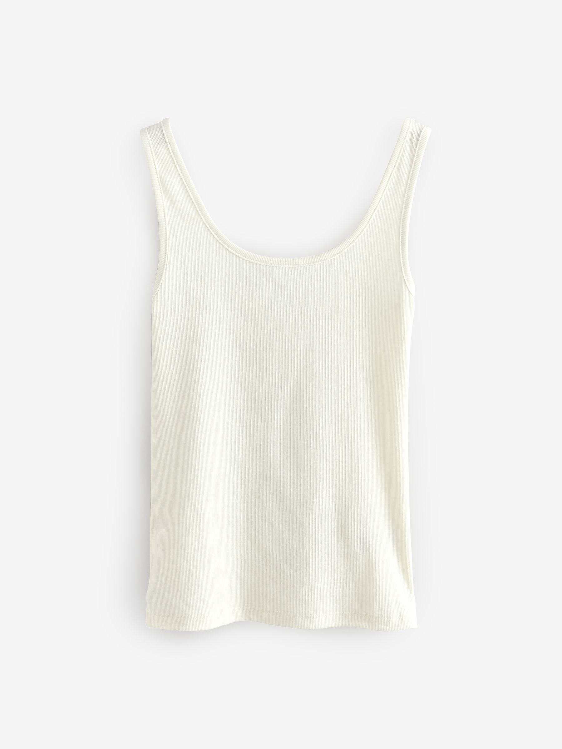 Buy Neutral Thick Strap Vests 3 Pack from the Next UK online shop