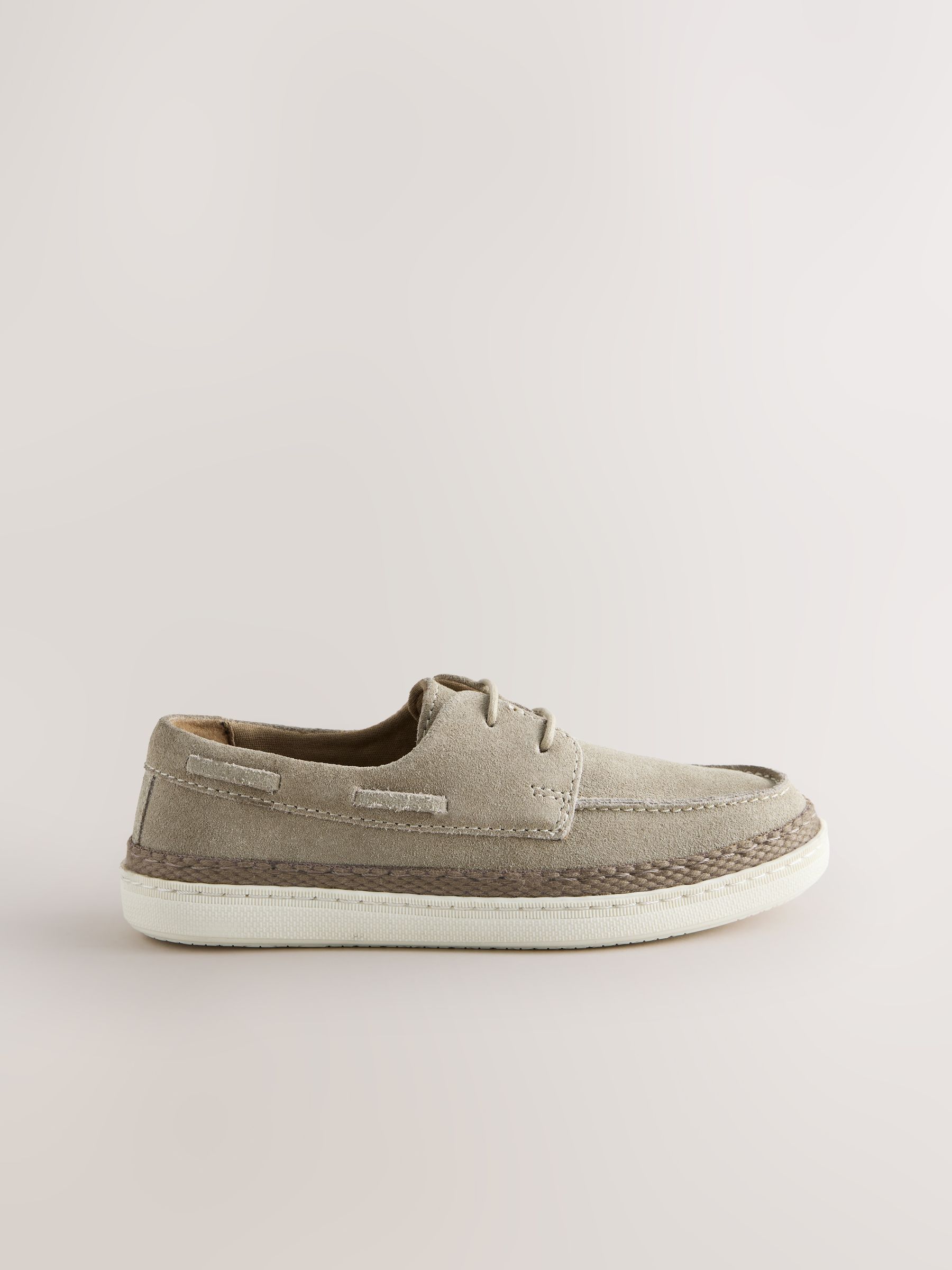 Buy Neutral Suede Boat Shoes from the Next UK online shop