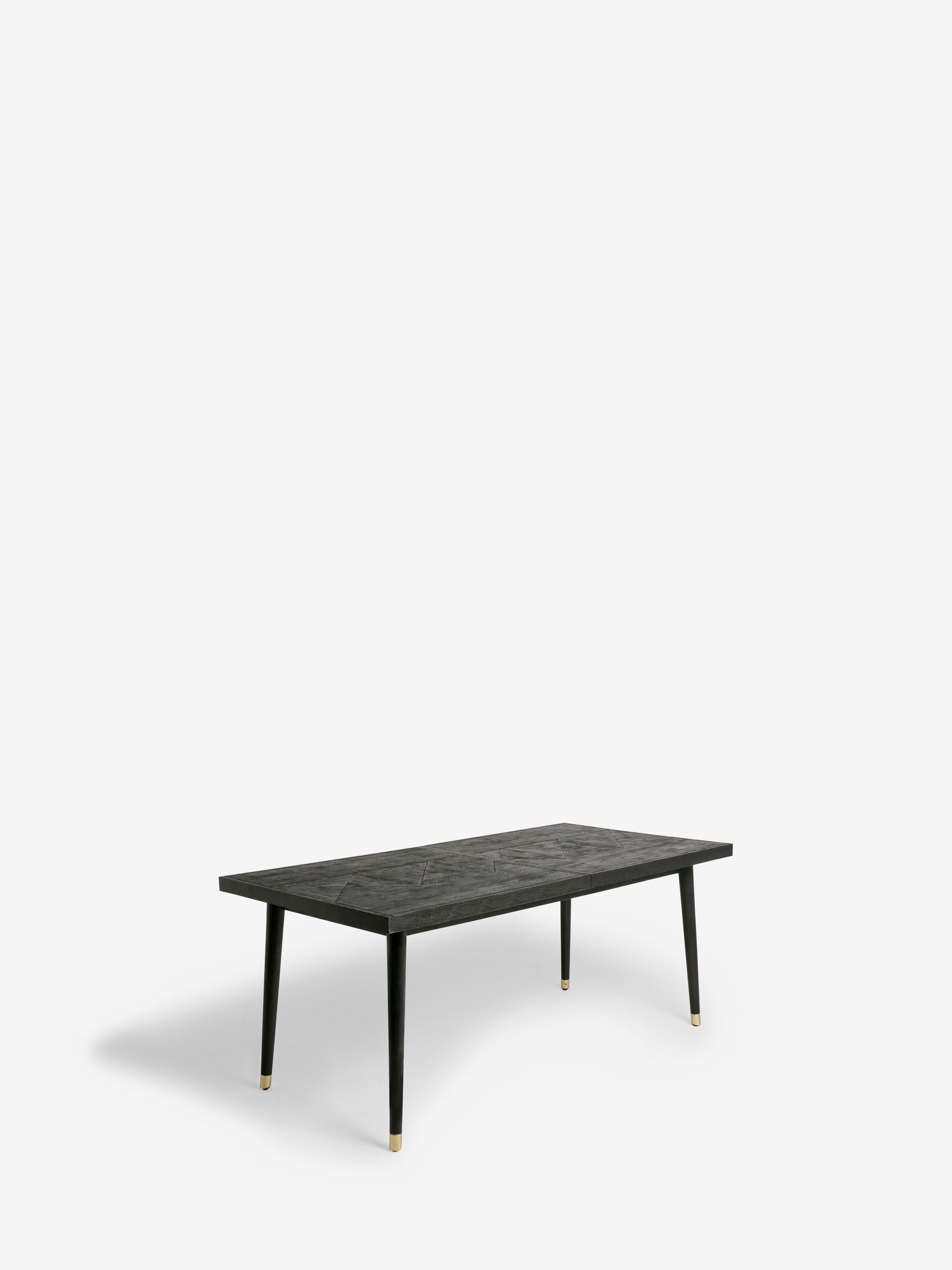 Buy Black Wood Effect Lloyd 6 to 10 Seater Extendable Dining Table from ...