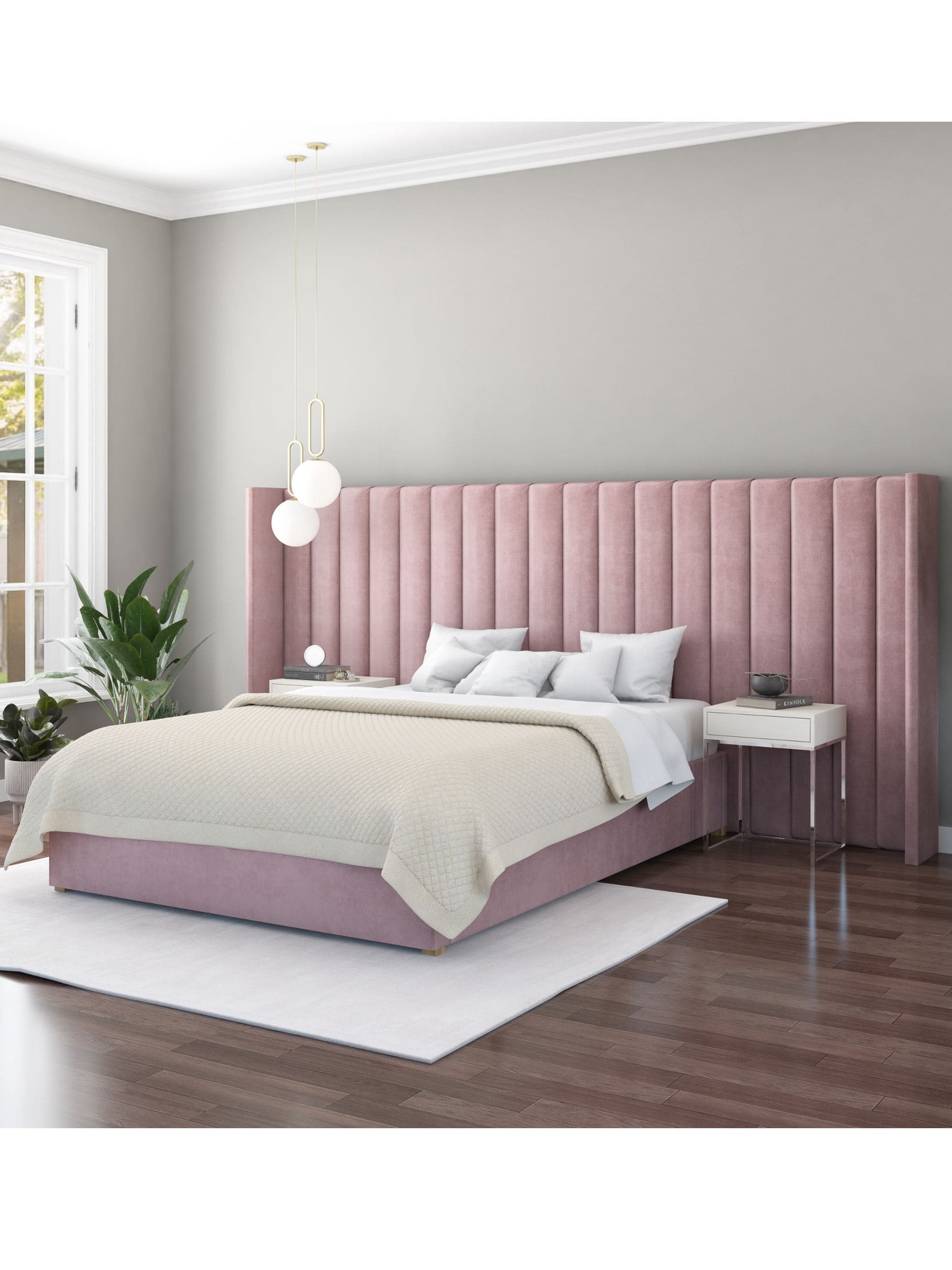 Freestanding headboard store
