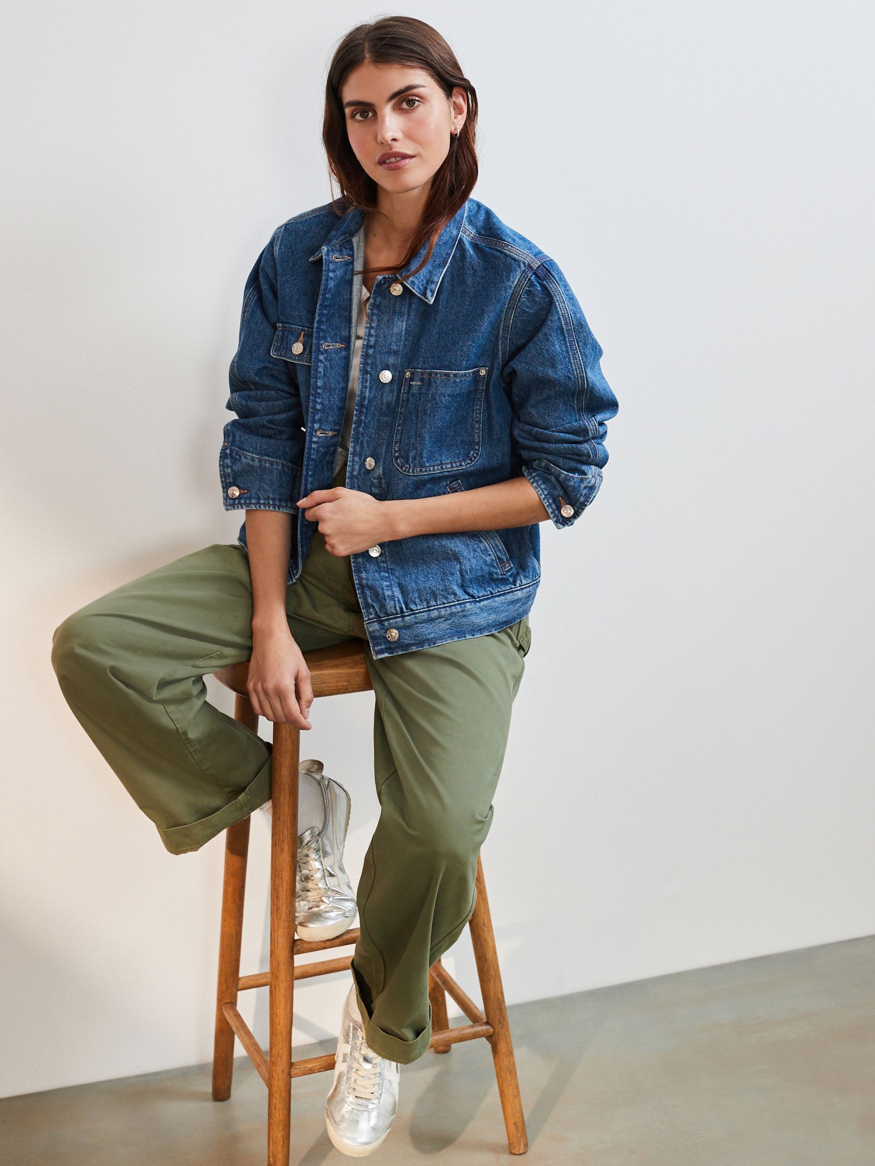 Buy Khaki Cargo 100% Cotton Trousers from the Next UK online shop