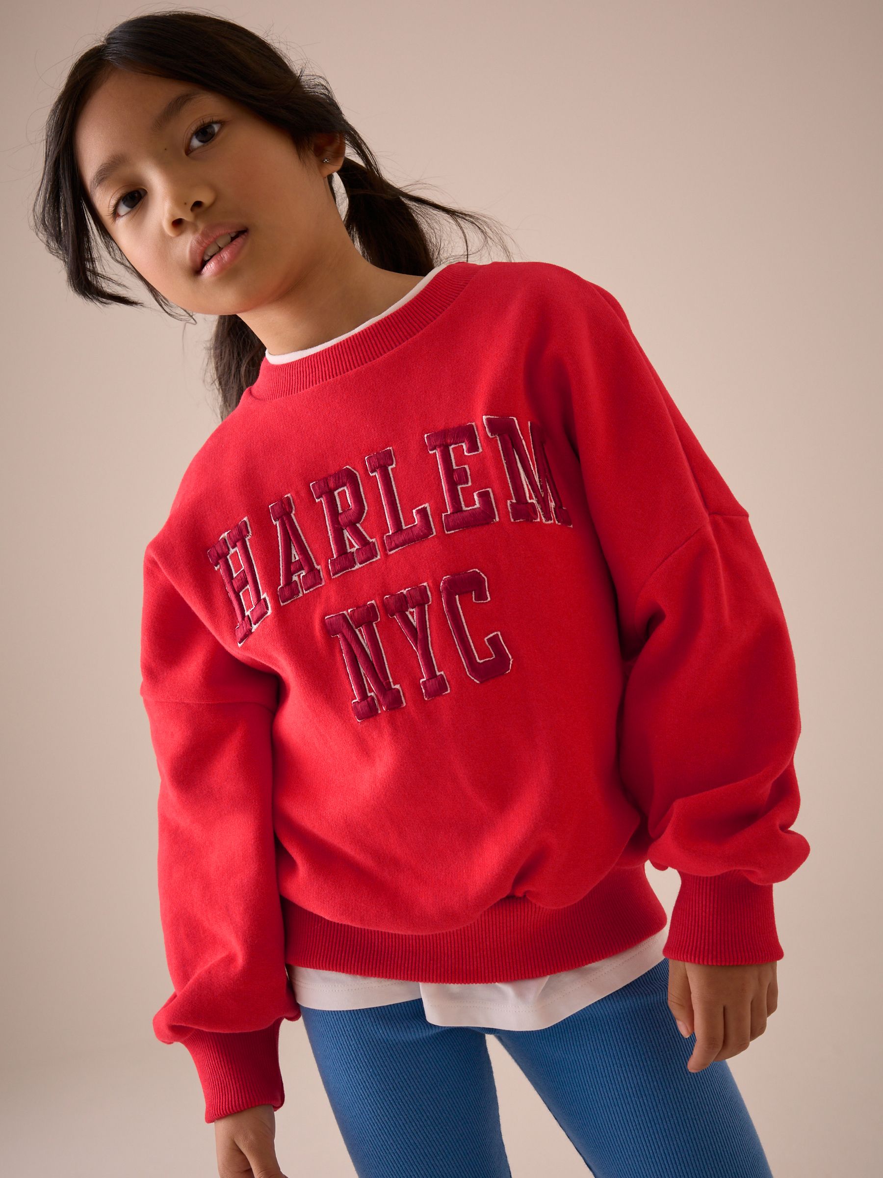 Buy Red Slogan Sweatshirt (3-16yrs) from the Next UK online shop