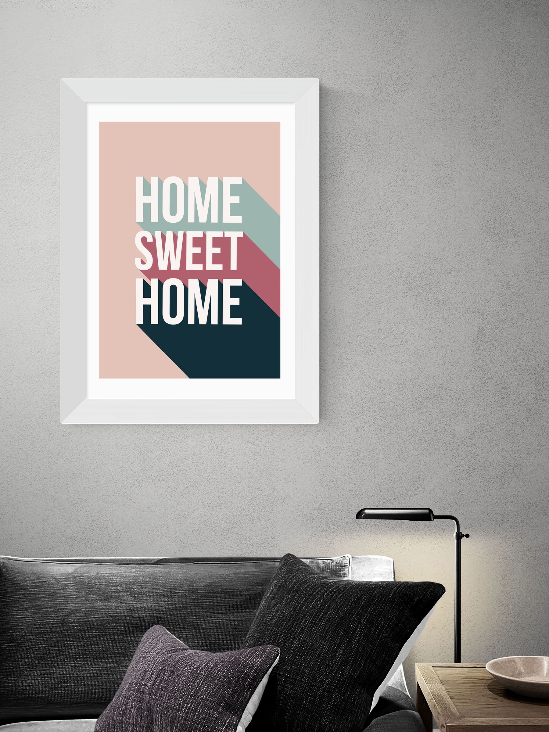 Buy East End Prints White Home Sweet Home Framed Art Print from the ...