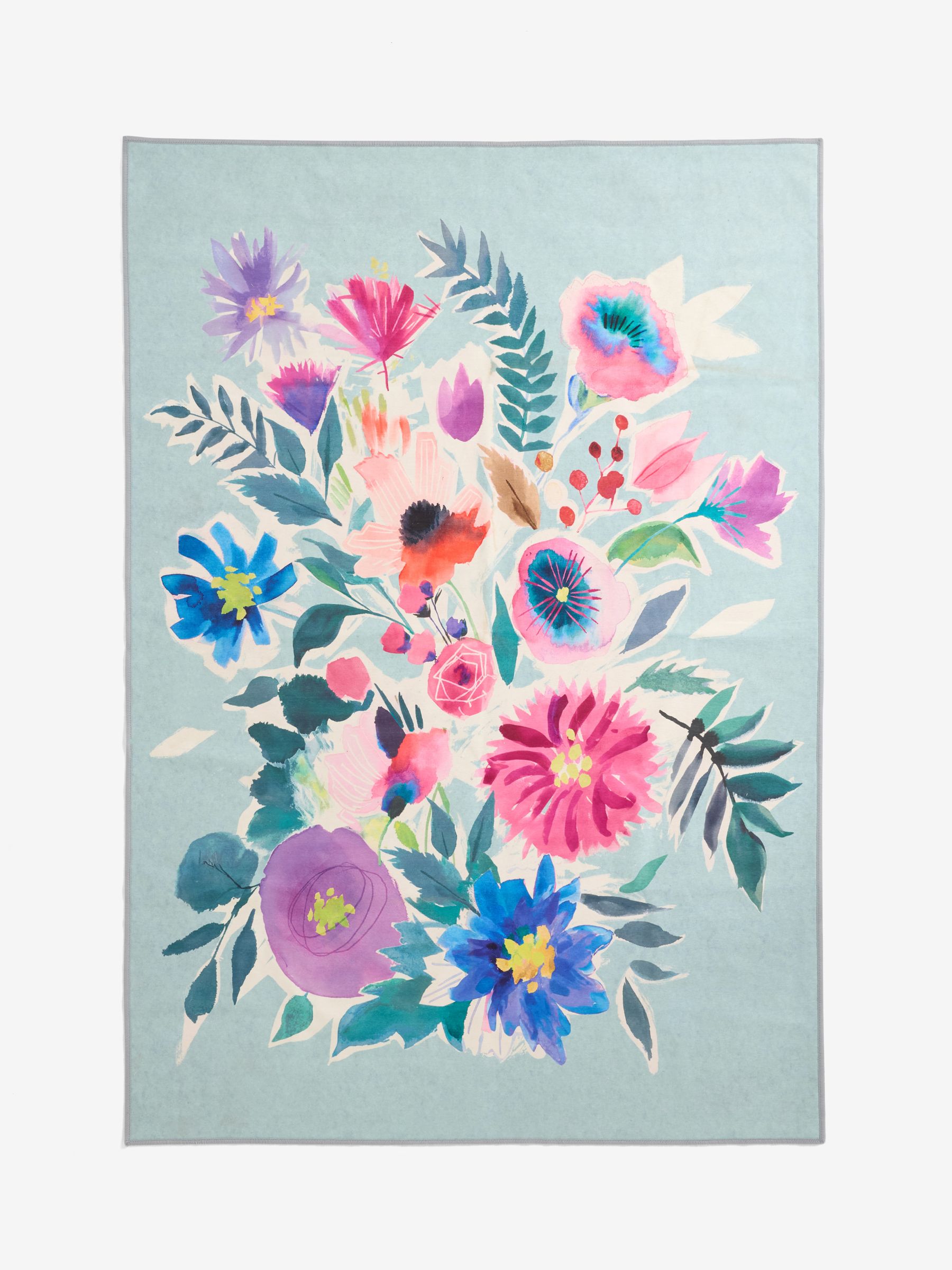 Buy Multi Washable Bold Floral Rug from the Next UK online shop