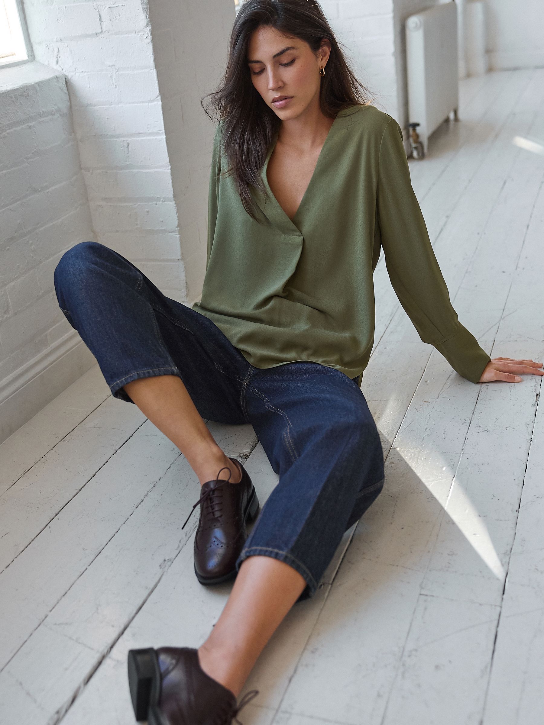 Buy Rinse - 100% Cotton Balloon Barrel Jeans from Next Bulgaria