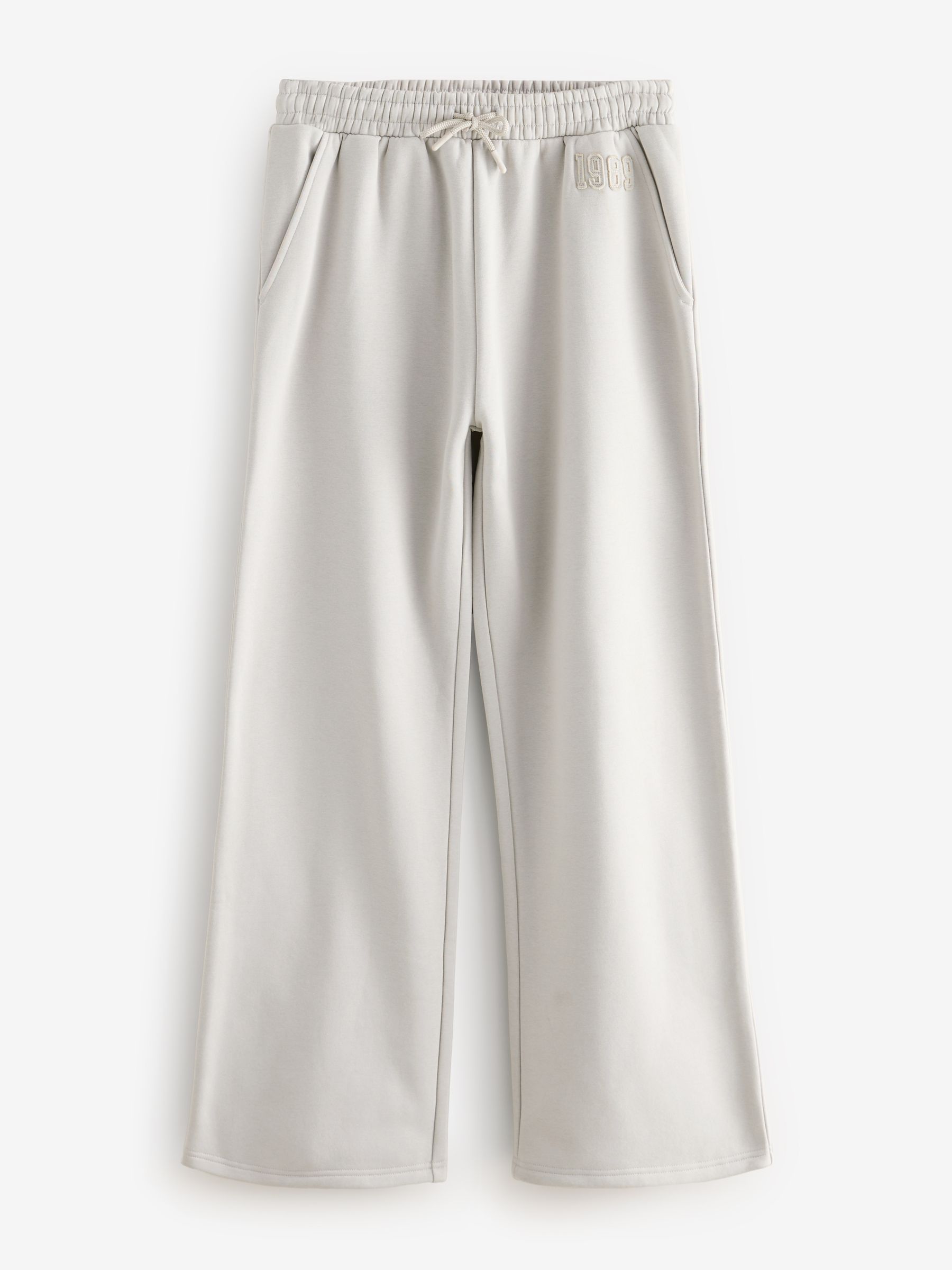 Buy French Grey Wide Leg Tonal City Graphic Joggers from the Next UK ...