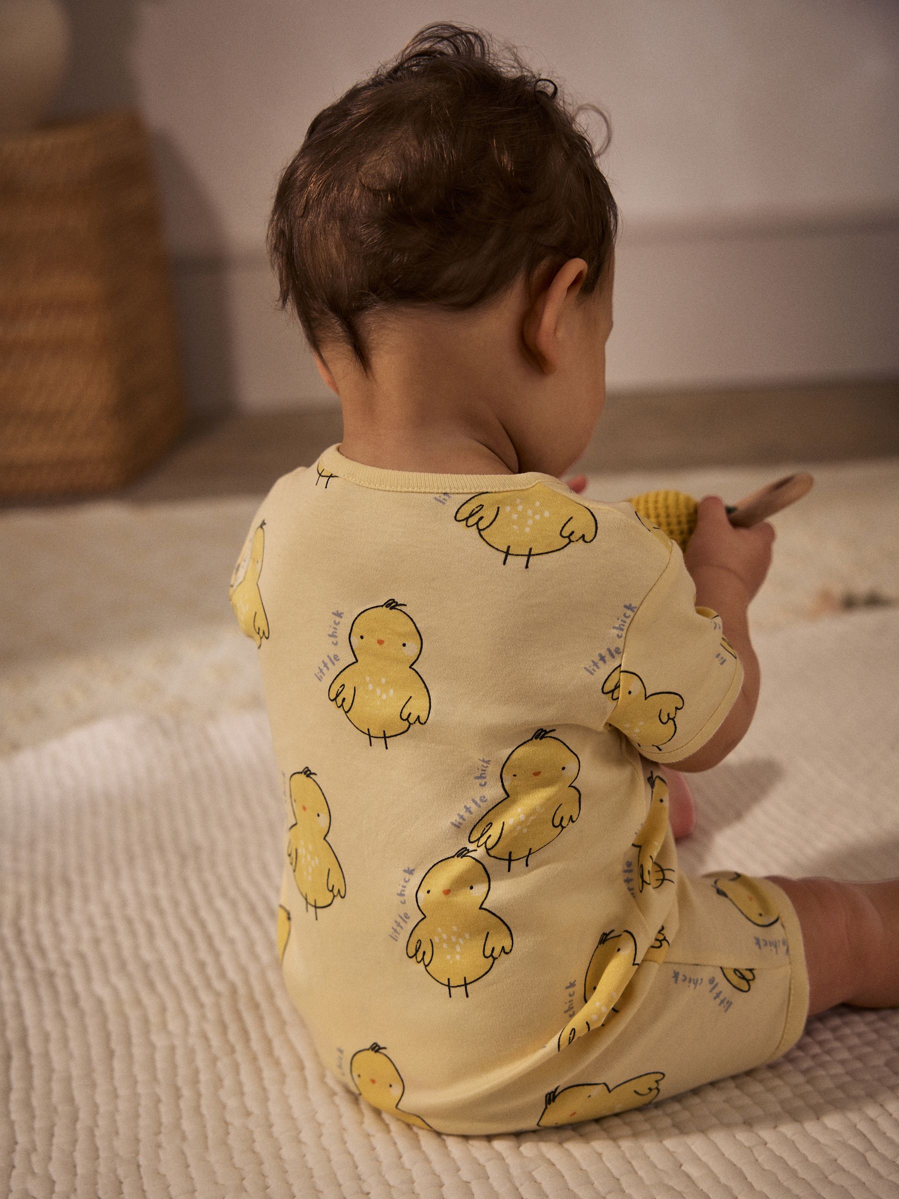 Buy Multi Easter Character Baby Jersey 100% Cotton Rompers 3 Pack ...