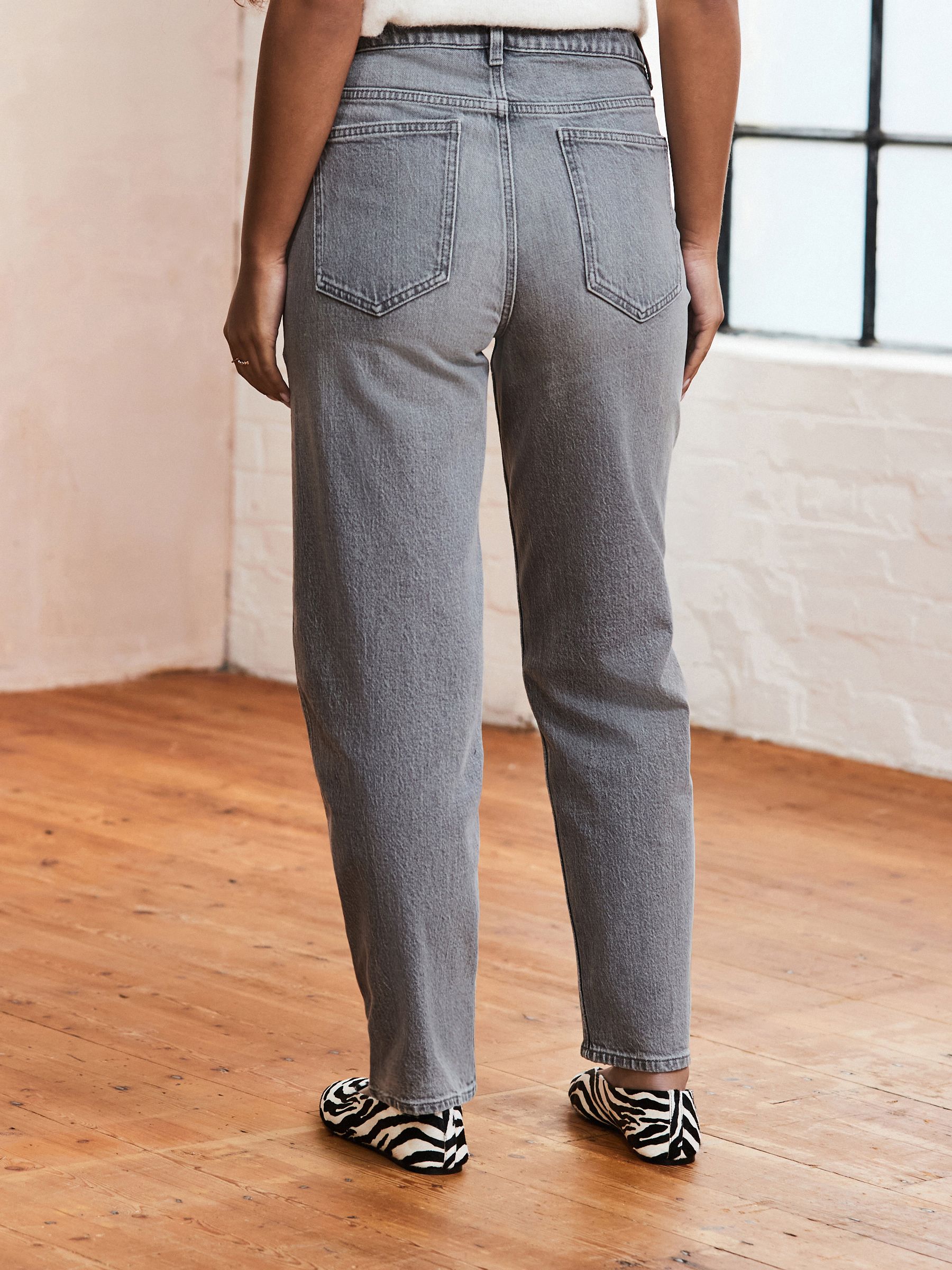 Buy Grey Authentic Carrot Barrel Jeans from the Next UK online shop