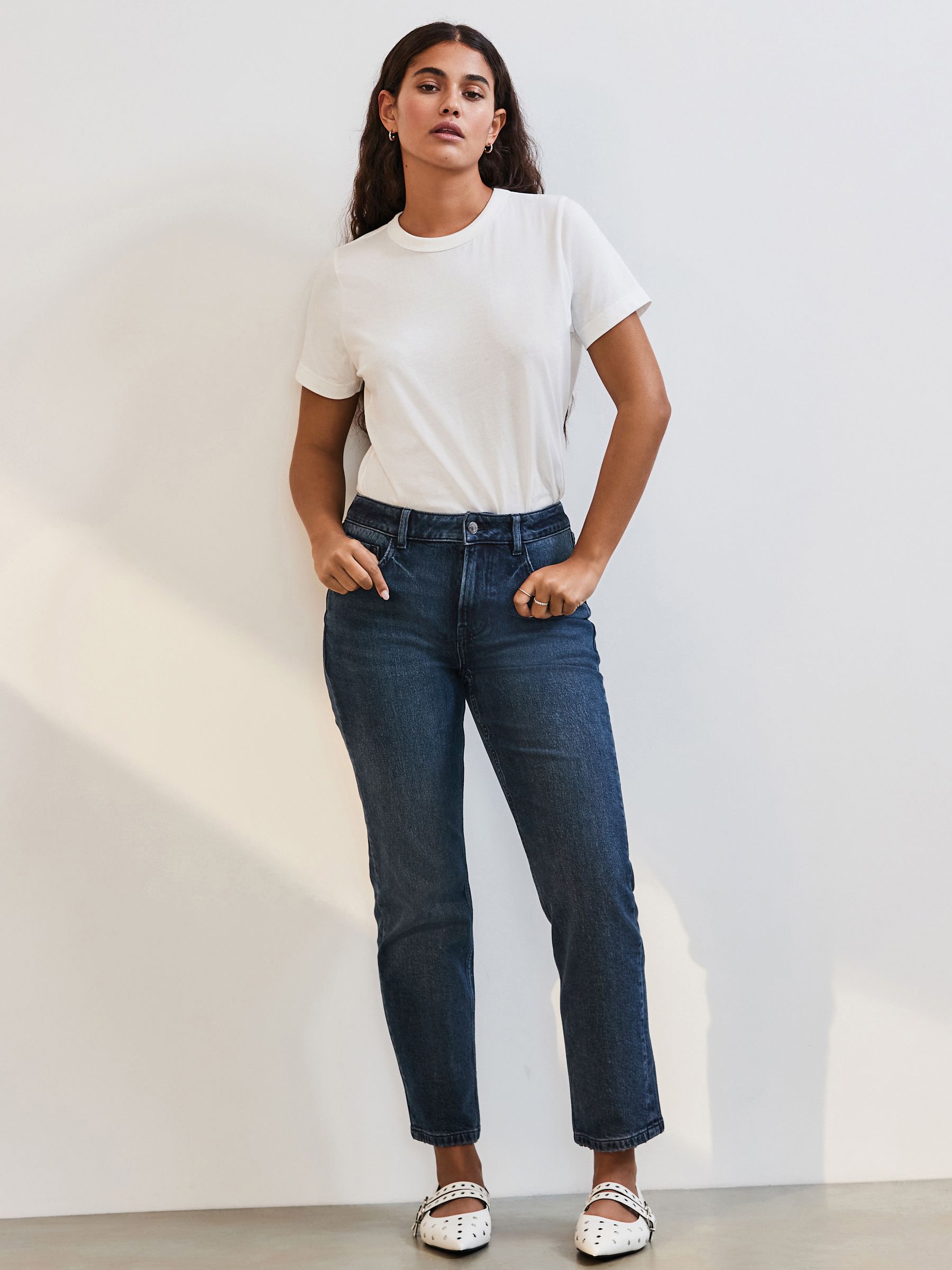 Buy Inky Blue Straight Jeans from the Next UK online shop