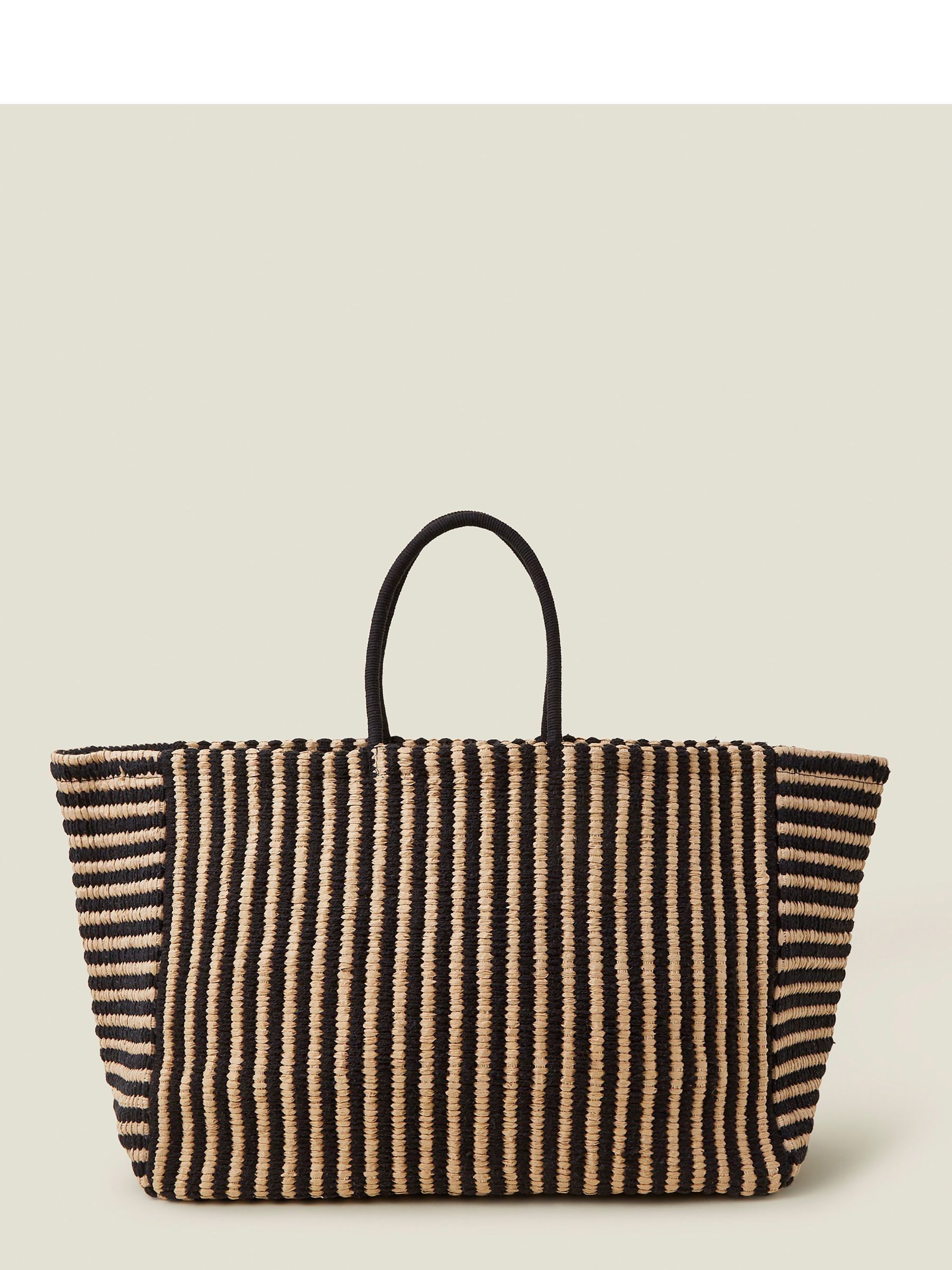 Buy Accessorize Black Oversized Stripe Tote Bag from the Next UK online ...