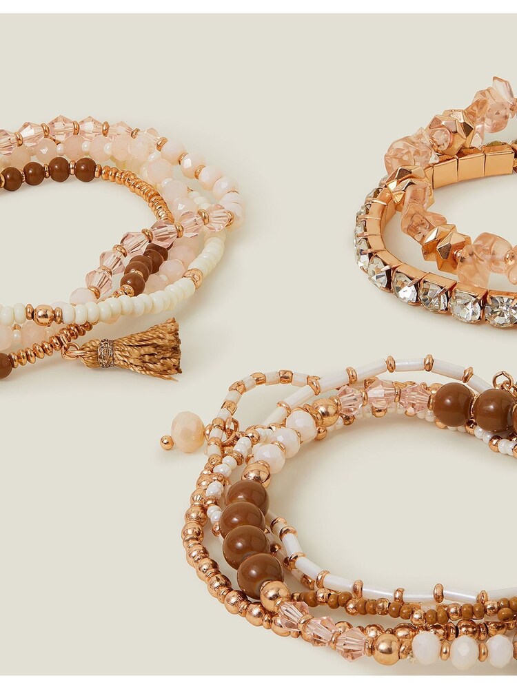 Buy Accessorize Pink Luxe Beaded Stretch Bracelets from the Next UK ...