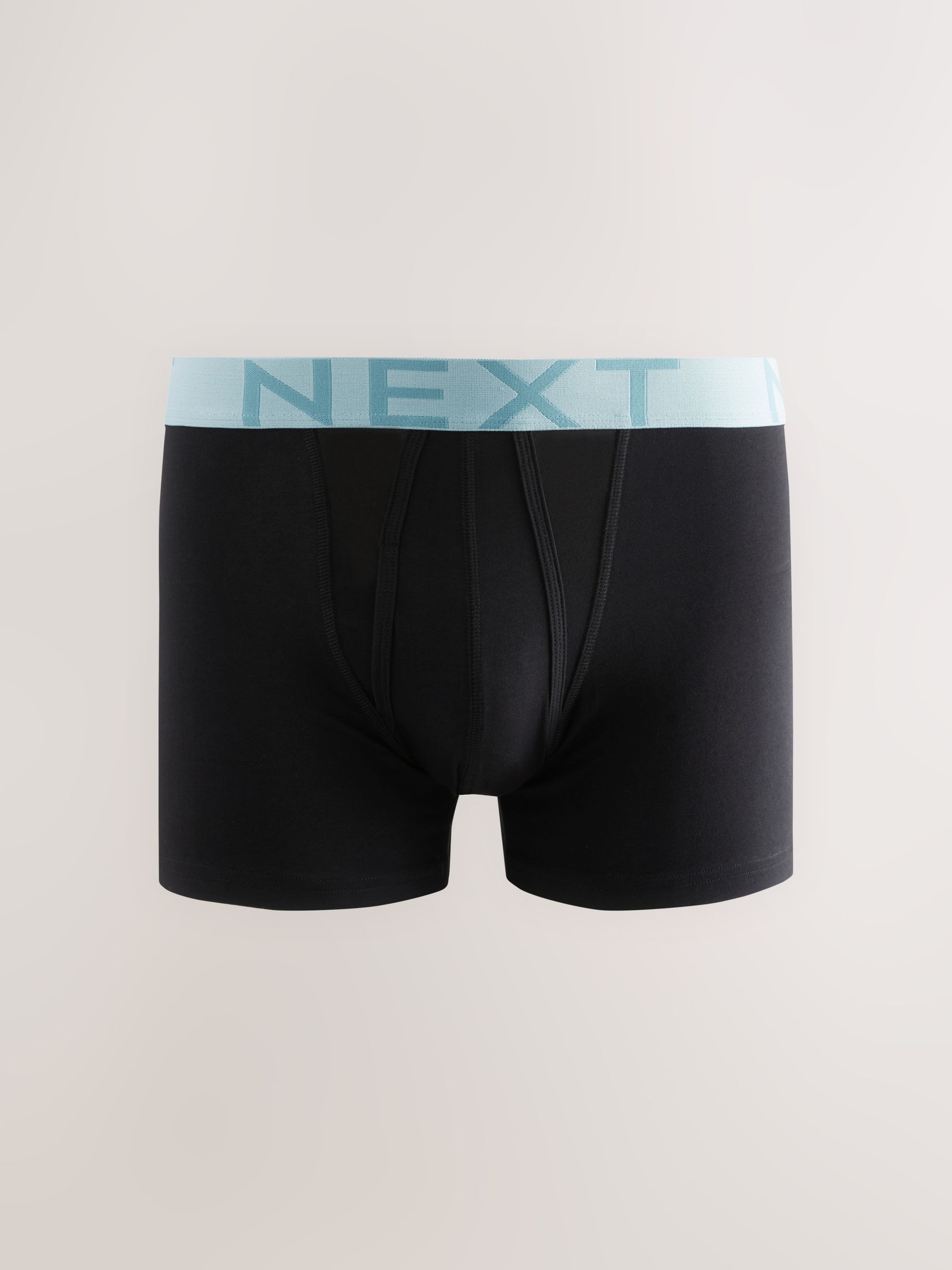 Buy Black Bright Waistband A-Front Boxers 10 Pack from the Next UK ...