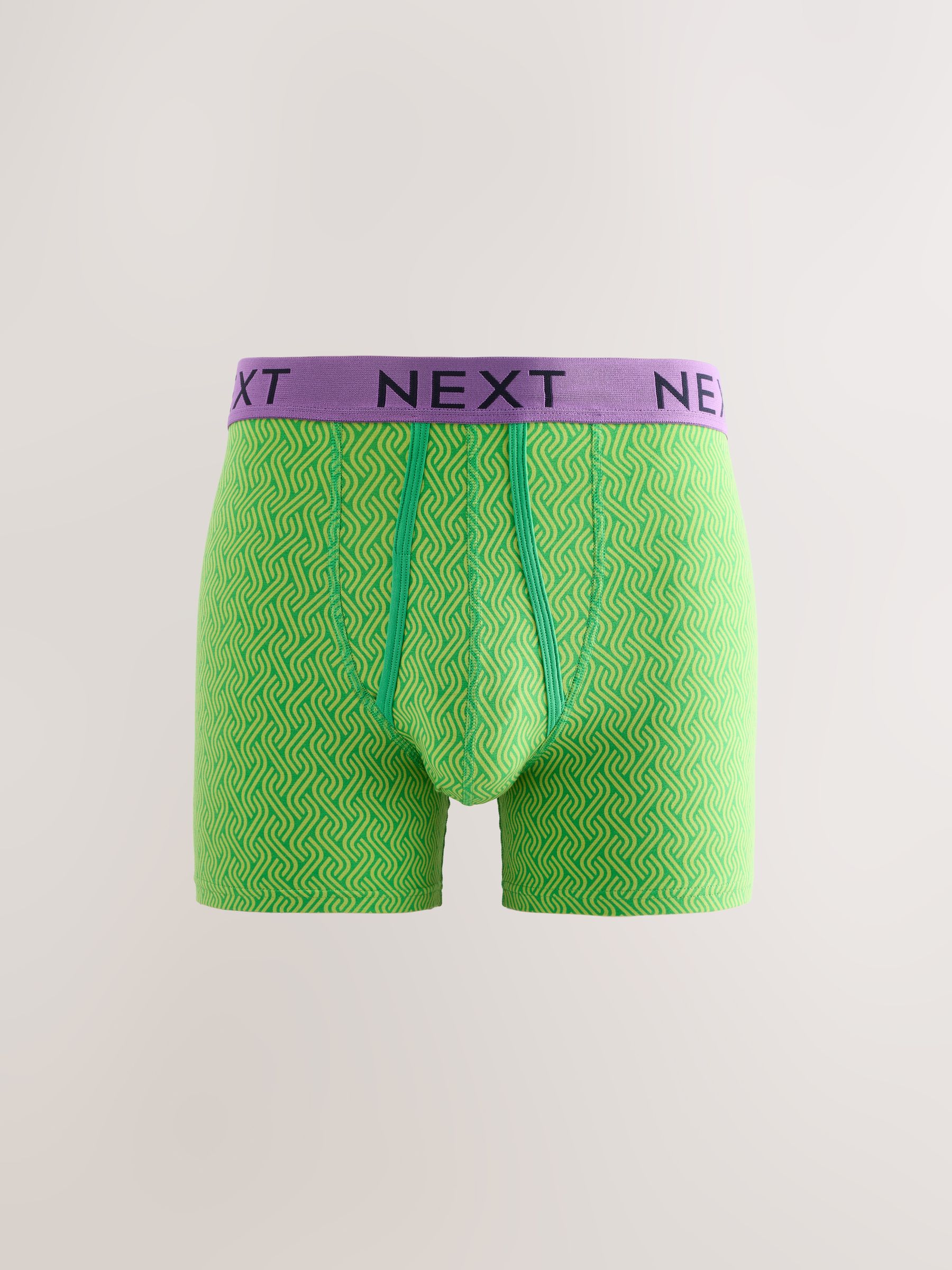 Buy Bright Blue/Orange Spot 10 pack A-Front Boxers from the Next UK ...