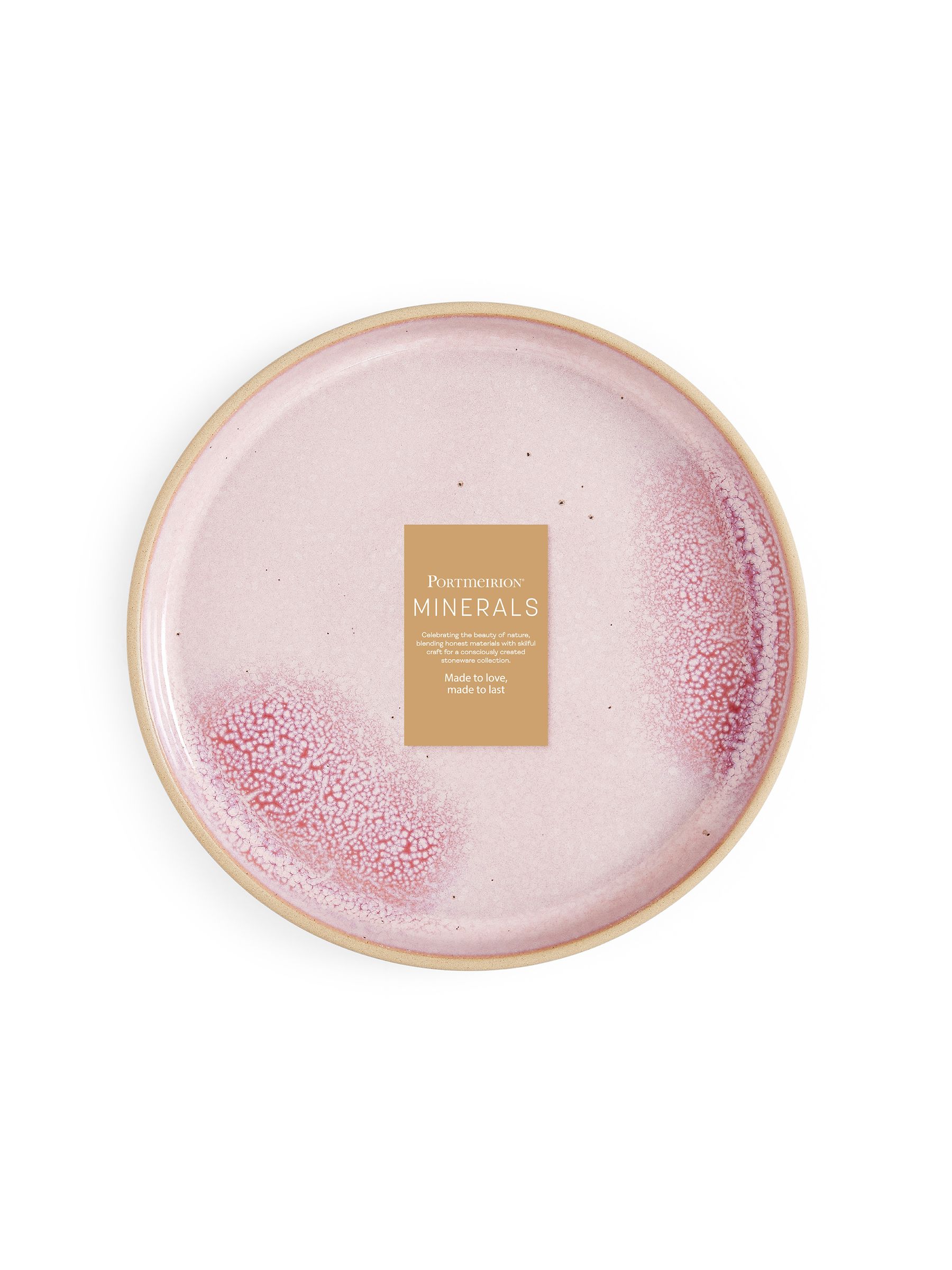 Buy Portmeirion Rose Quartz Minerals Dinner Set of 4 Side Plates from ...