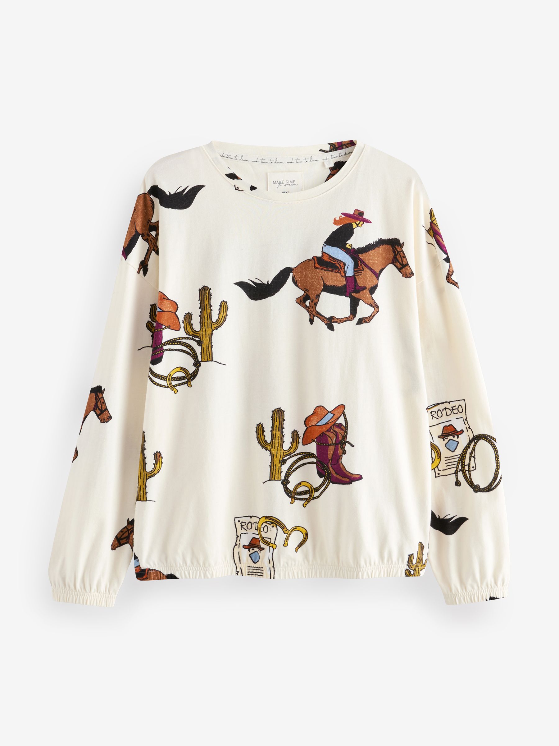 Buy Ecru Cowboy Long Sleeve Pyjamas from the Next UK online shop