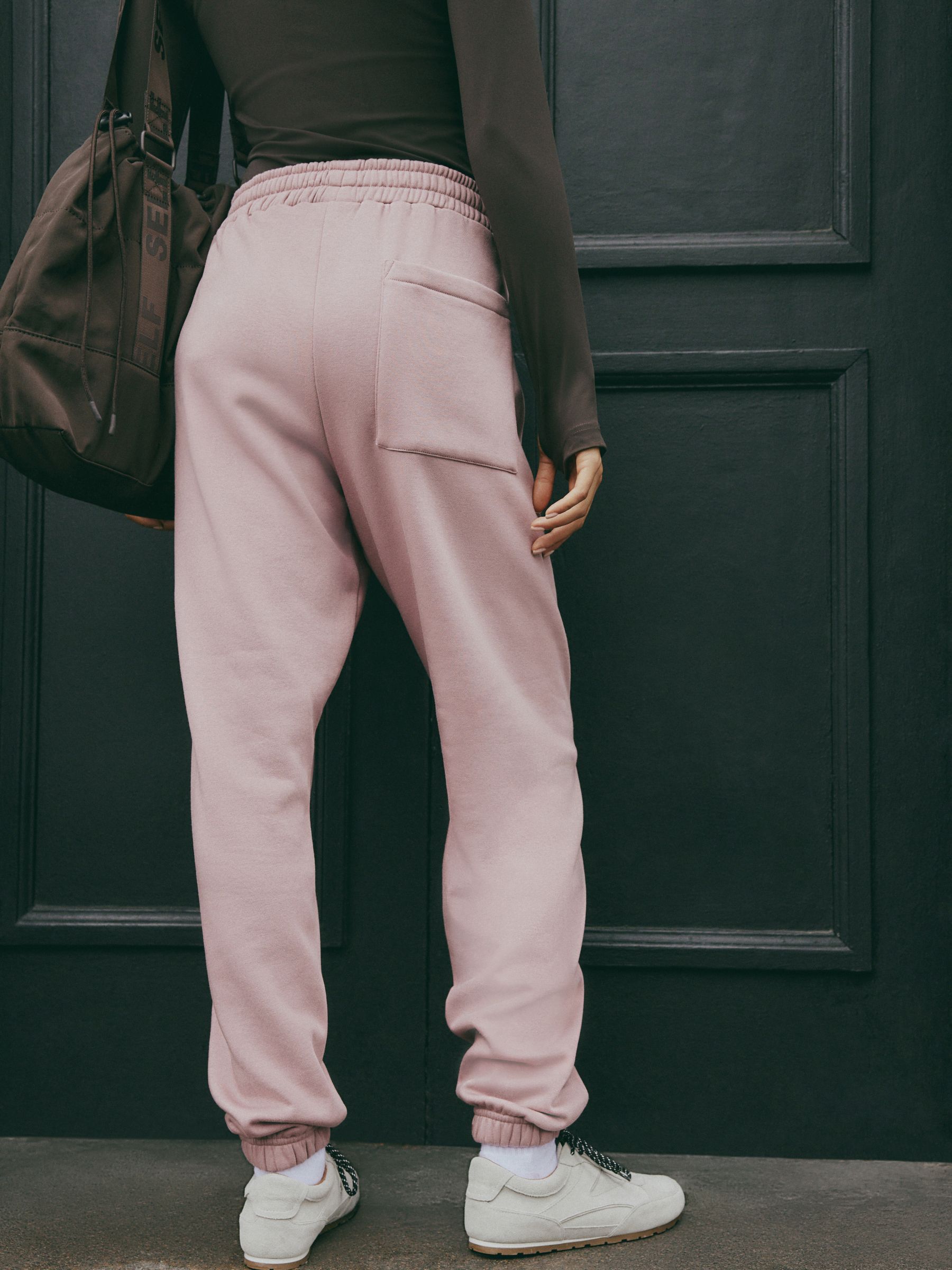 Buy self. Pink Cuffed Joggers from Next Spain