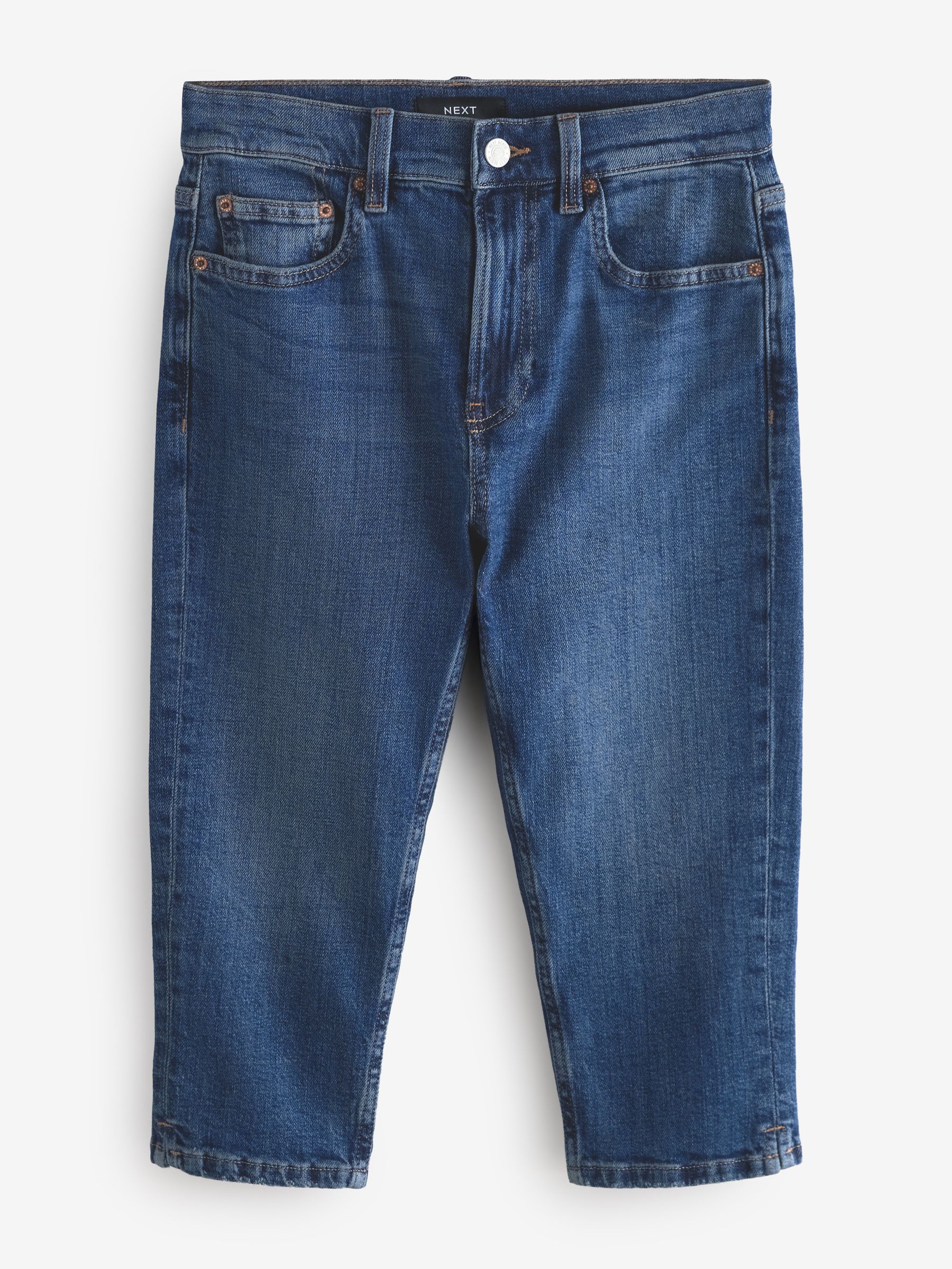Buy Dark Blue Capri Jeans from the Next UK online shop