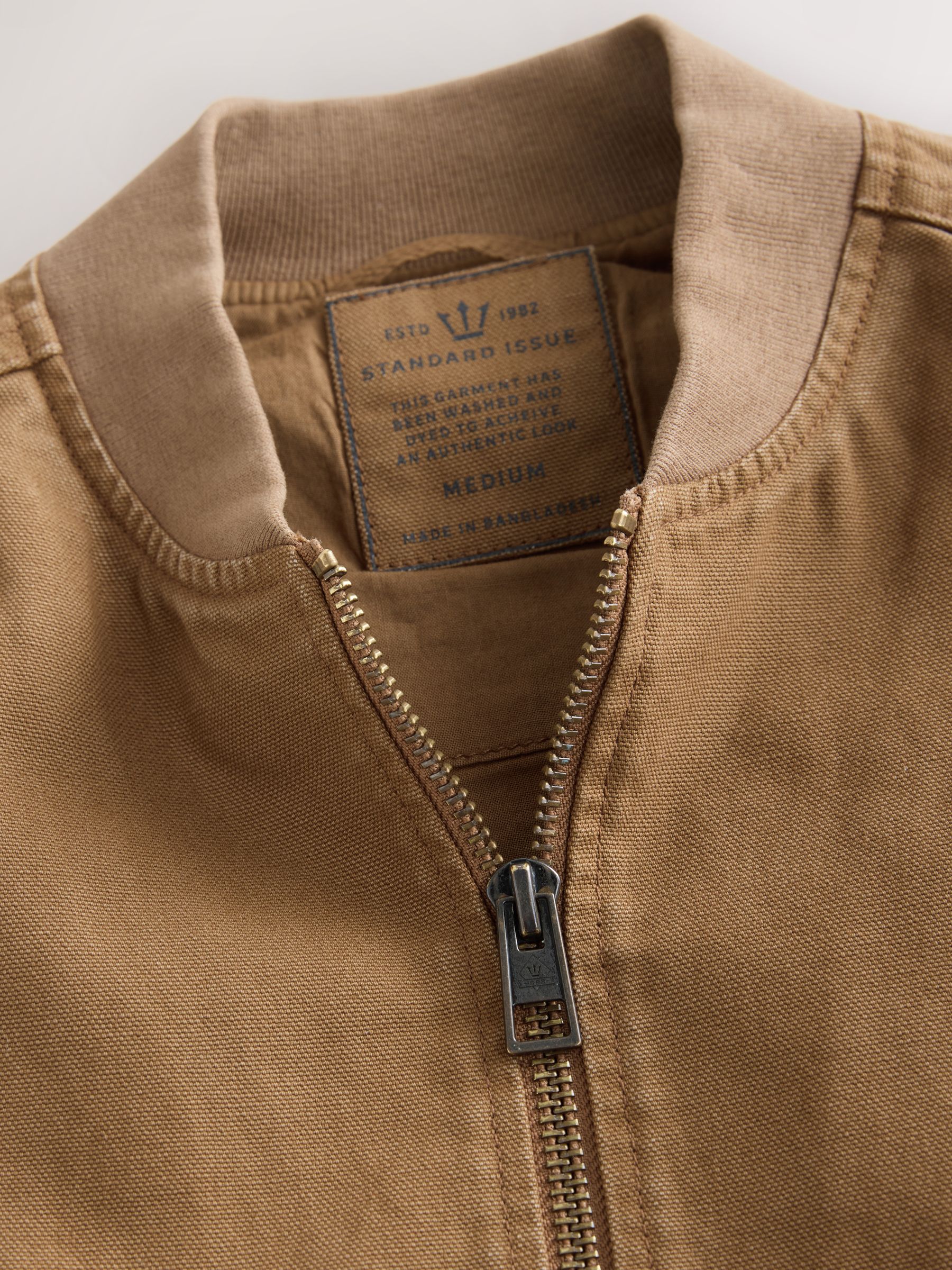Buy Tan Brown Canvas Worker Gilet from the Next UK online shop