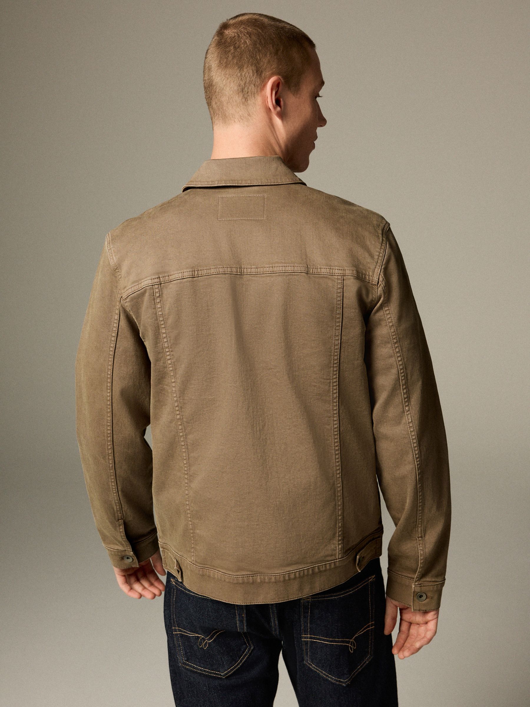 Buy Dark Stone Denim Jacket from the Next UK online shop