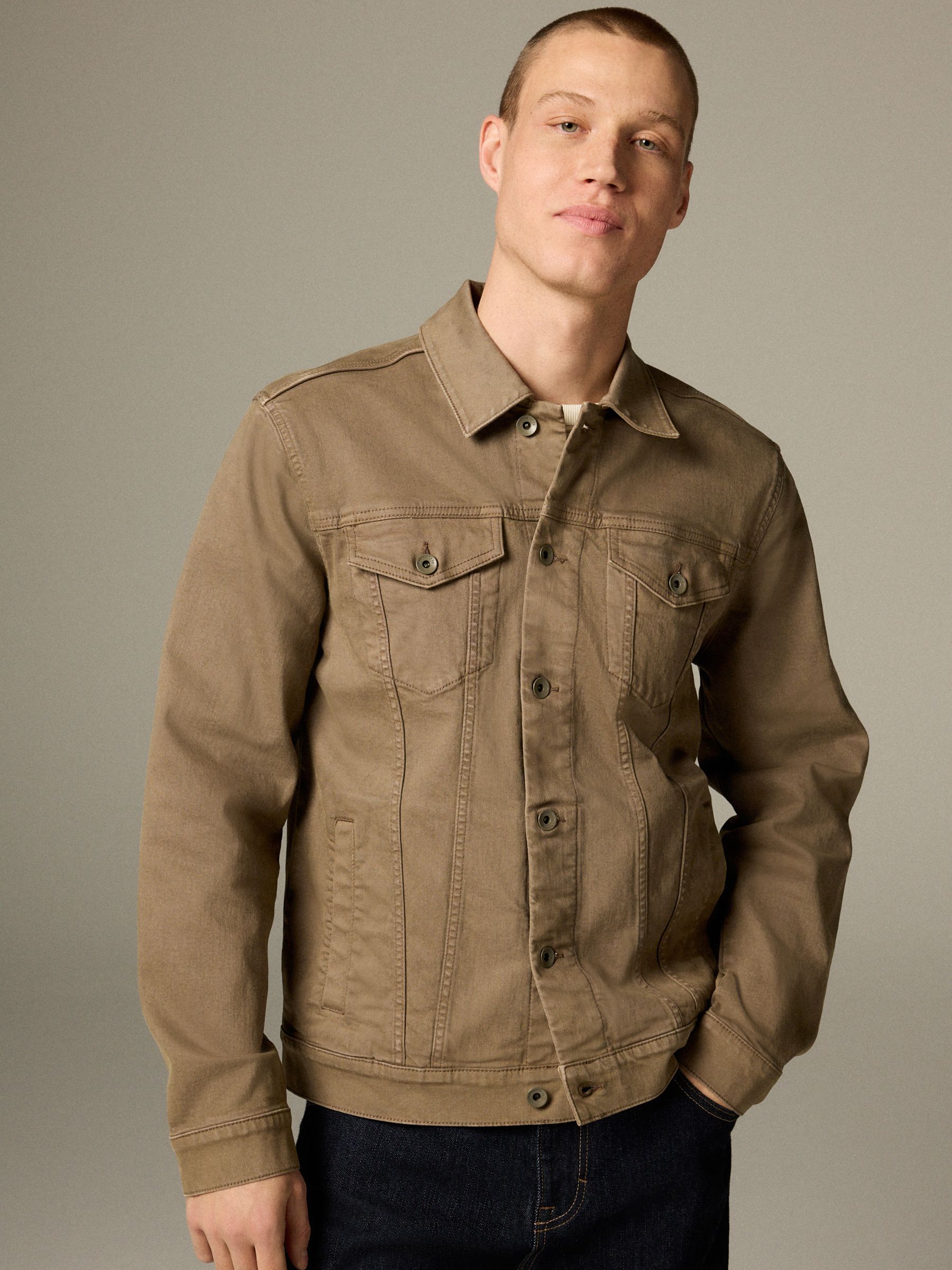 Buy Dark Stone Denim Jacket from the Next UK online shop