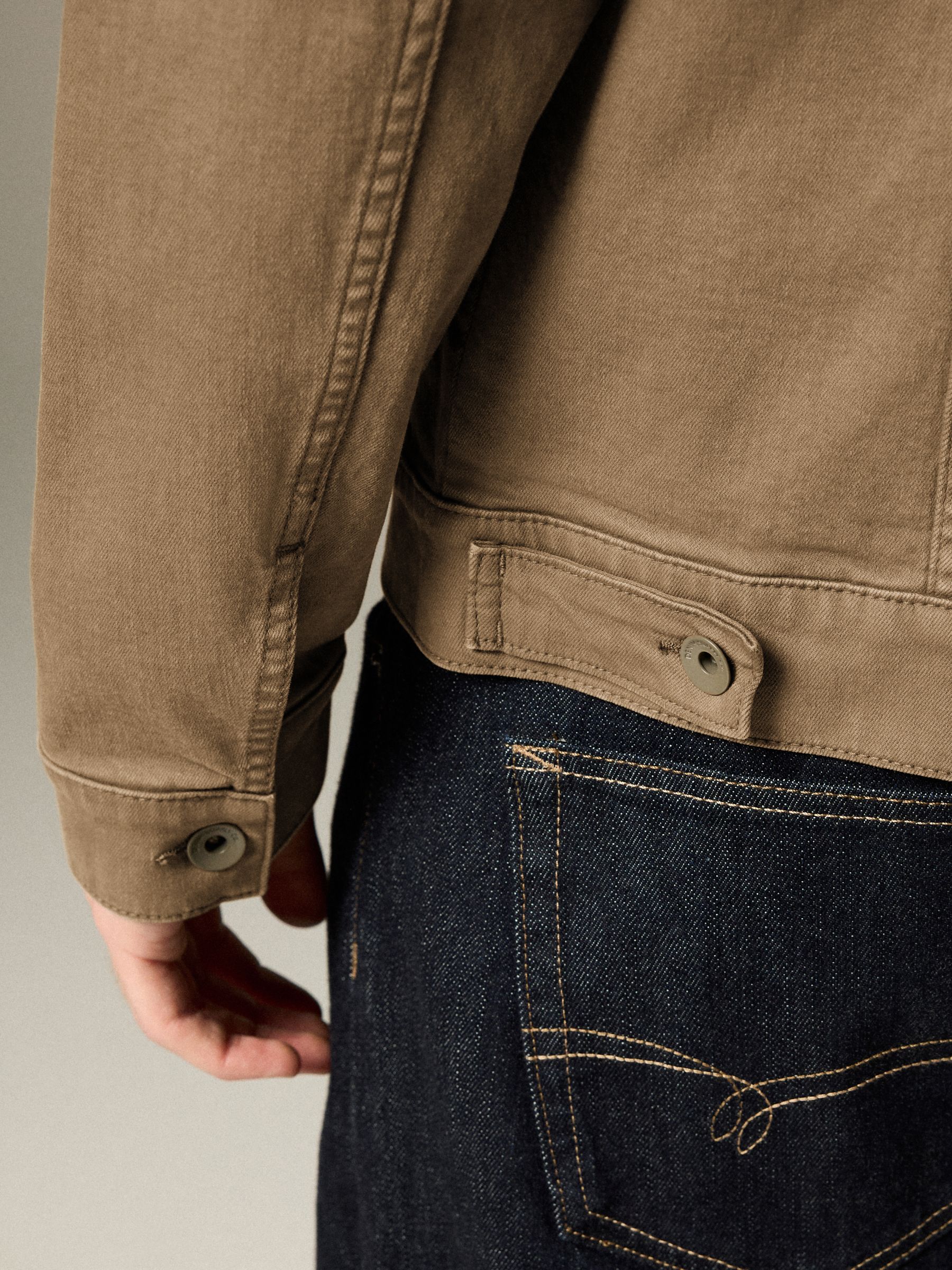 Buy Dark Stone Denim Jacket from the Next UK online shop