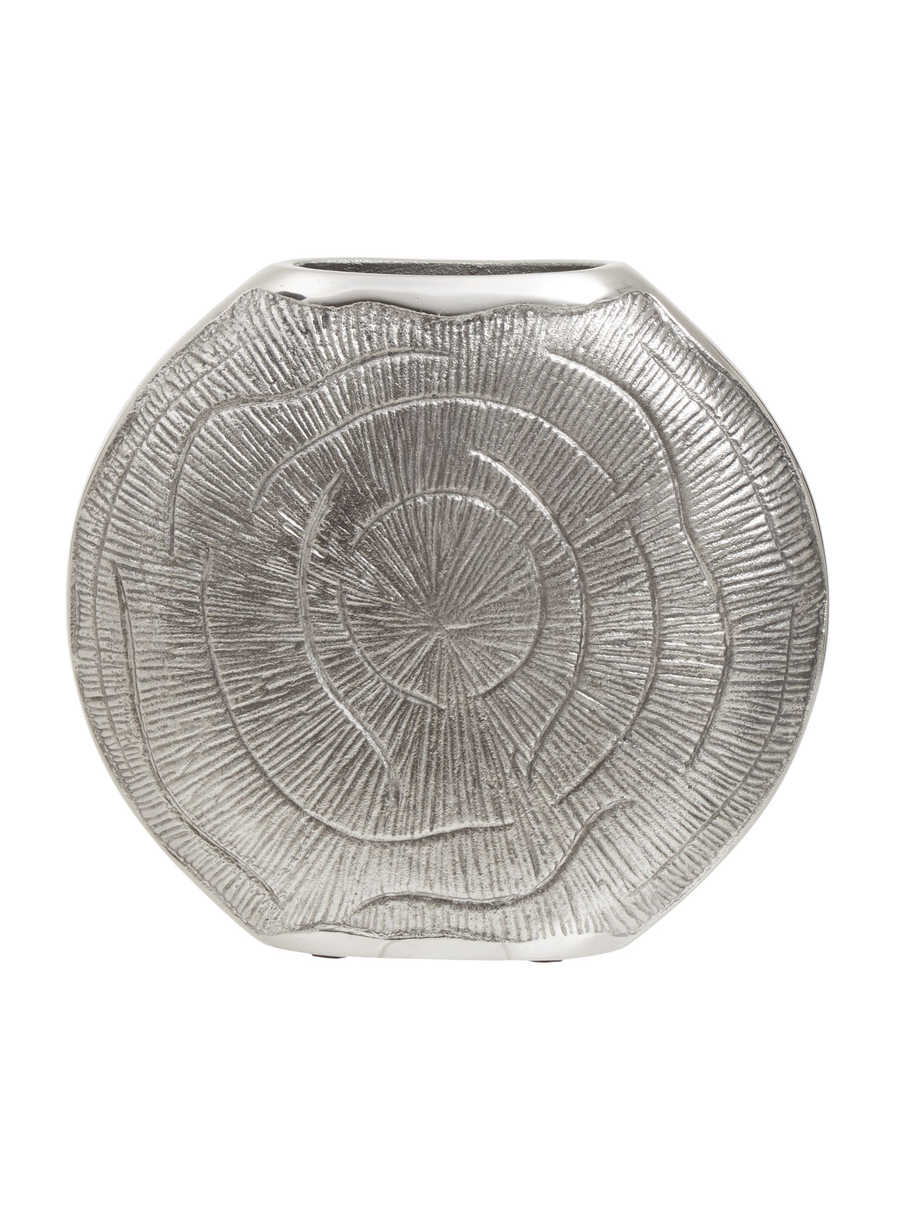 Buy Fifty Five South Silver Small Silva Oak Effect Finish Vase from the ...