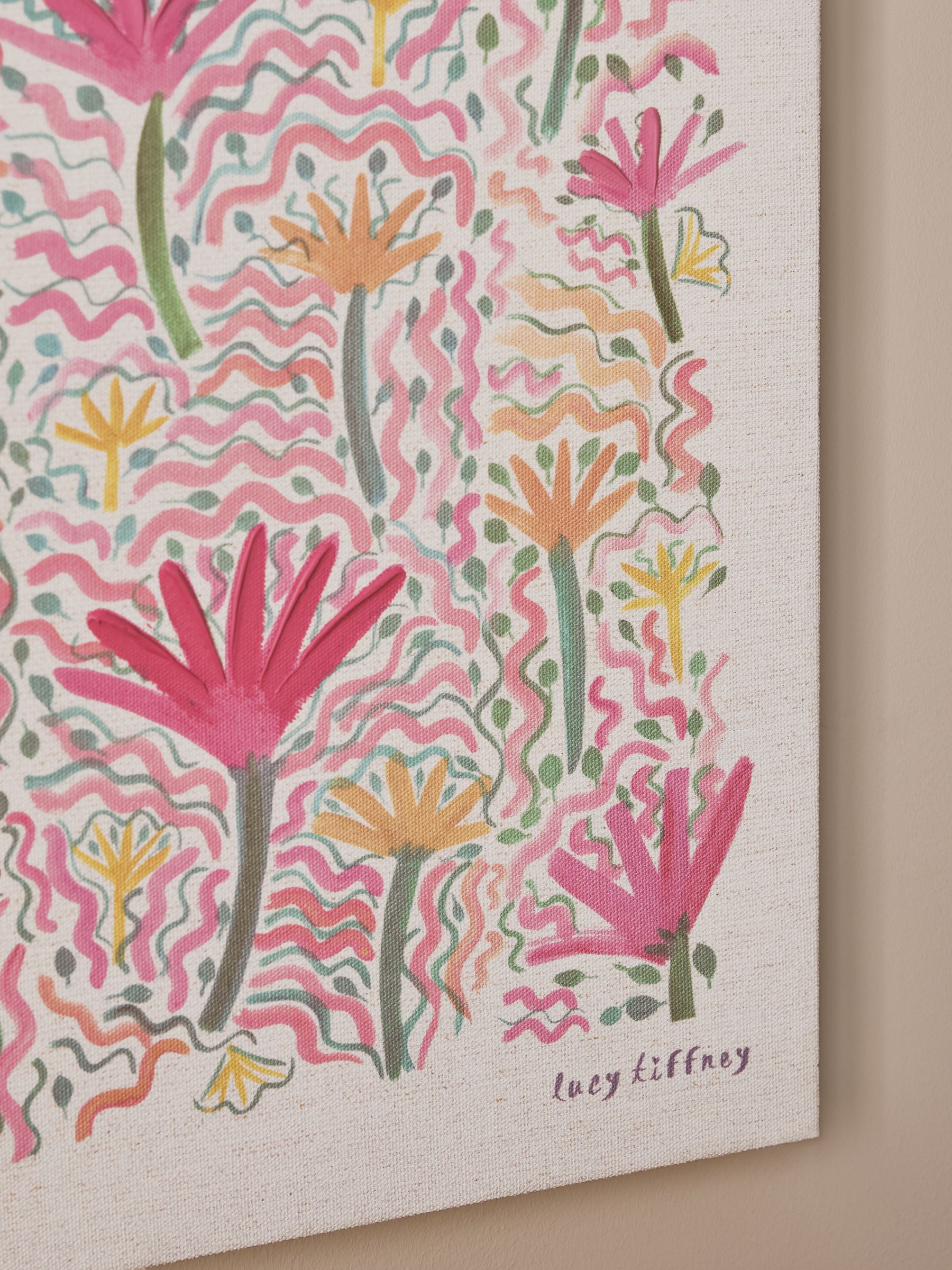 Buy Lucy Tiffney Pink Canvas Wall Art from the Next UK online shop