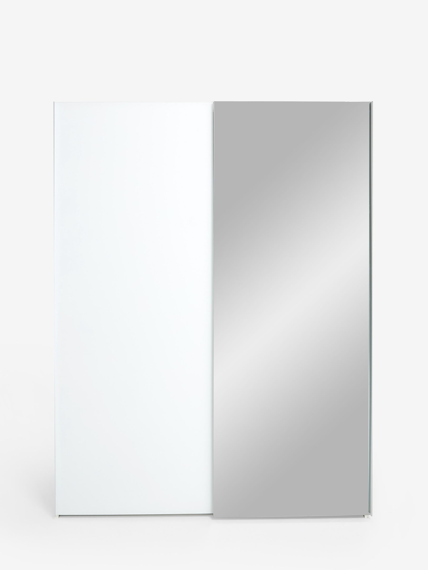 Buy White White Sloane Collection Luxe Glass Fitted Wardrobe from the ...