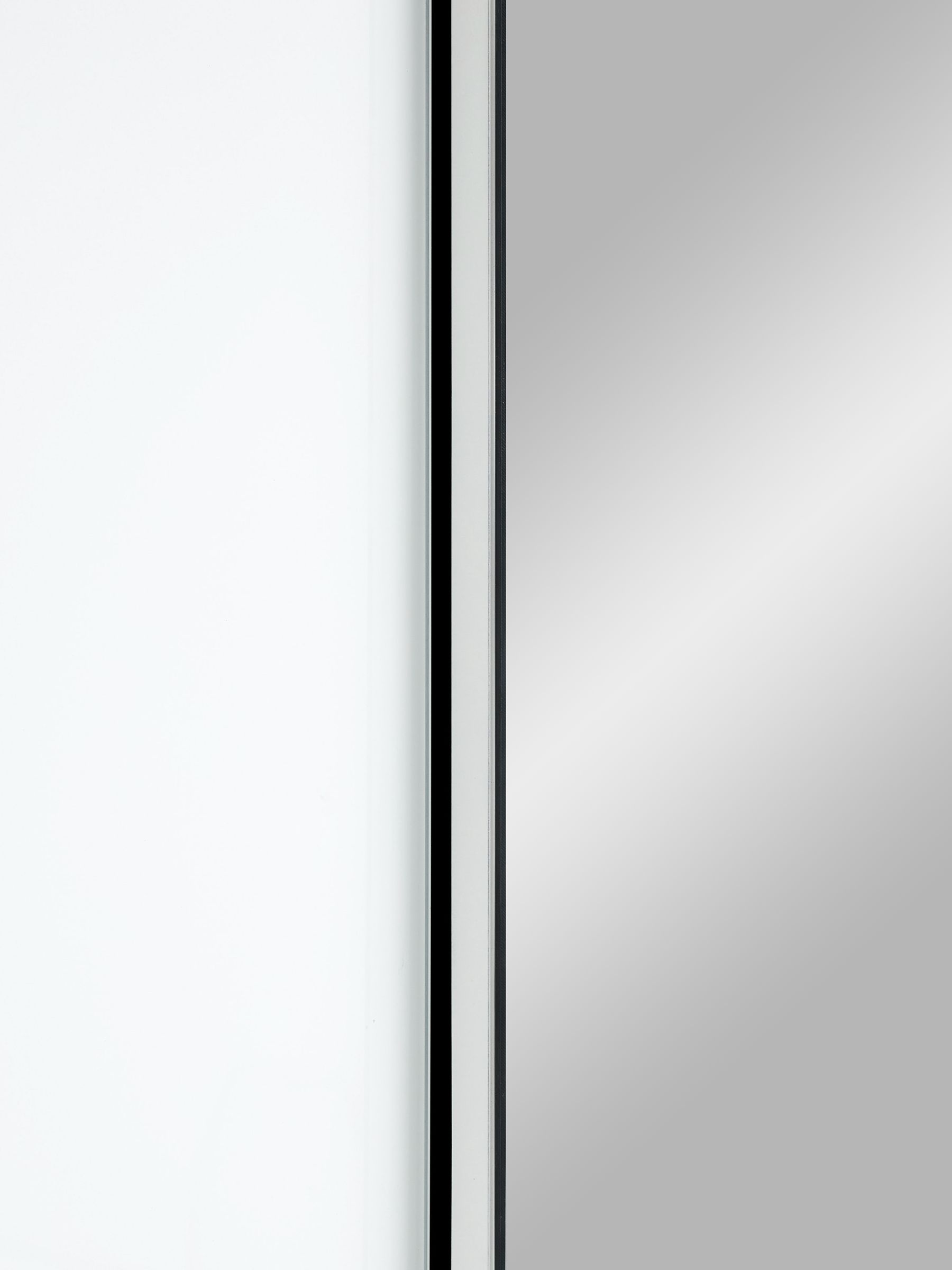 Buy White White Sloane Collection Luxe Glass Fitted Wardrobe from the ...