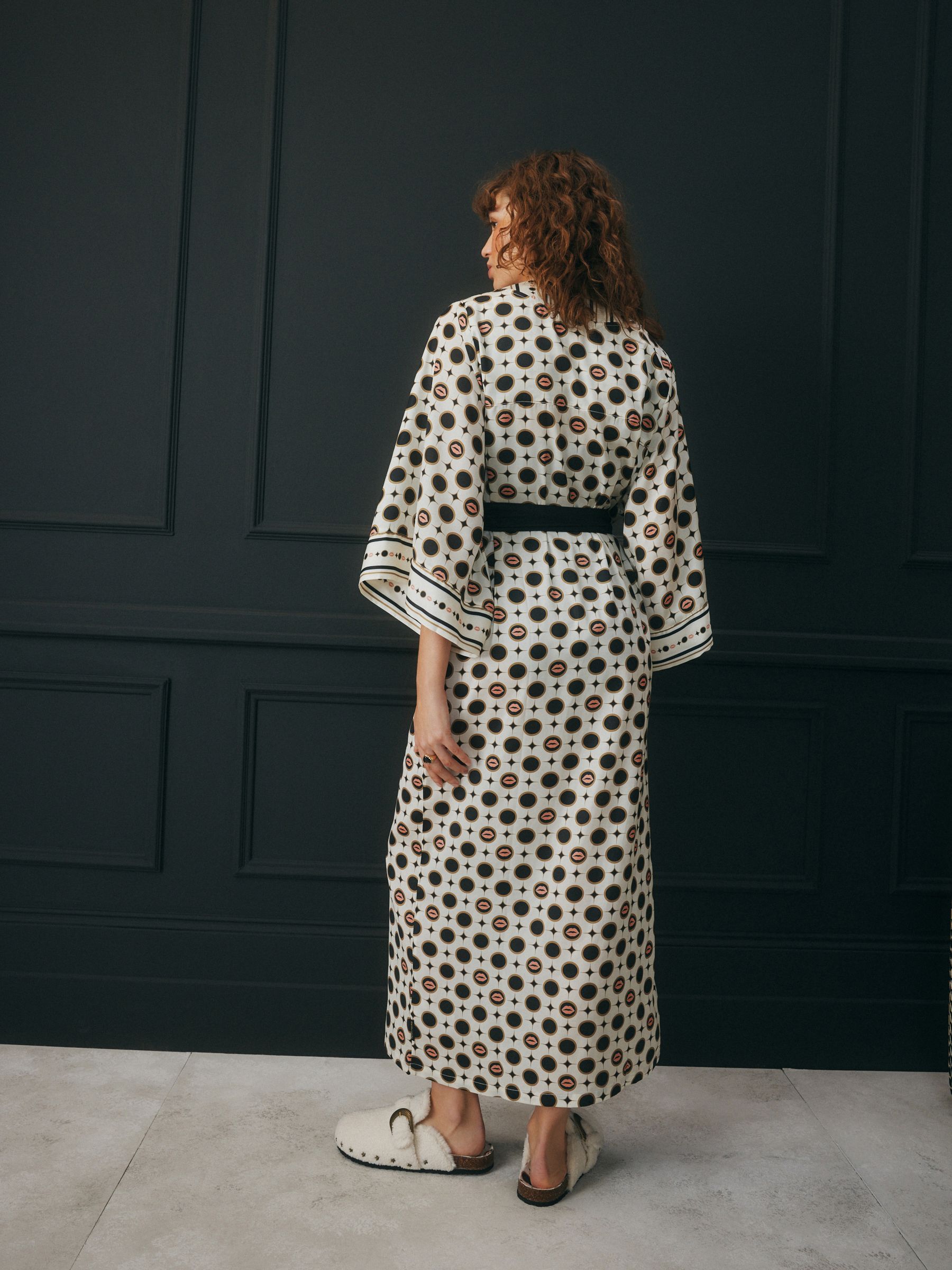 Buy Rockett St George Black/White Satin Robe from the Next UK online shop