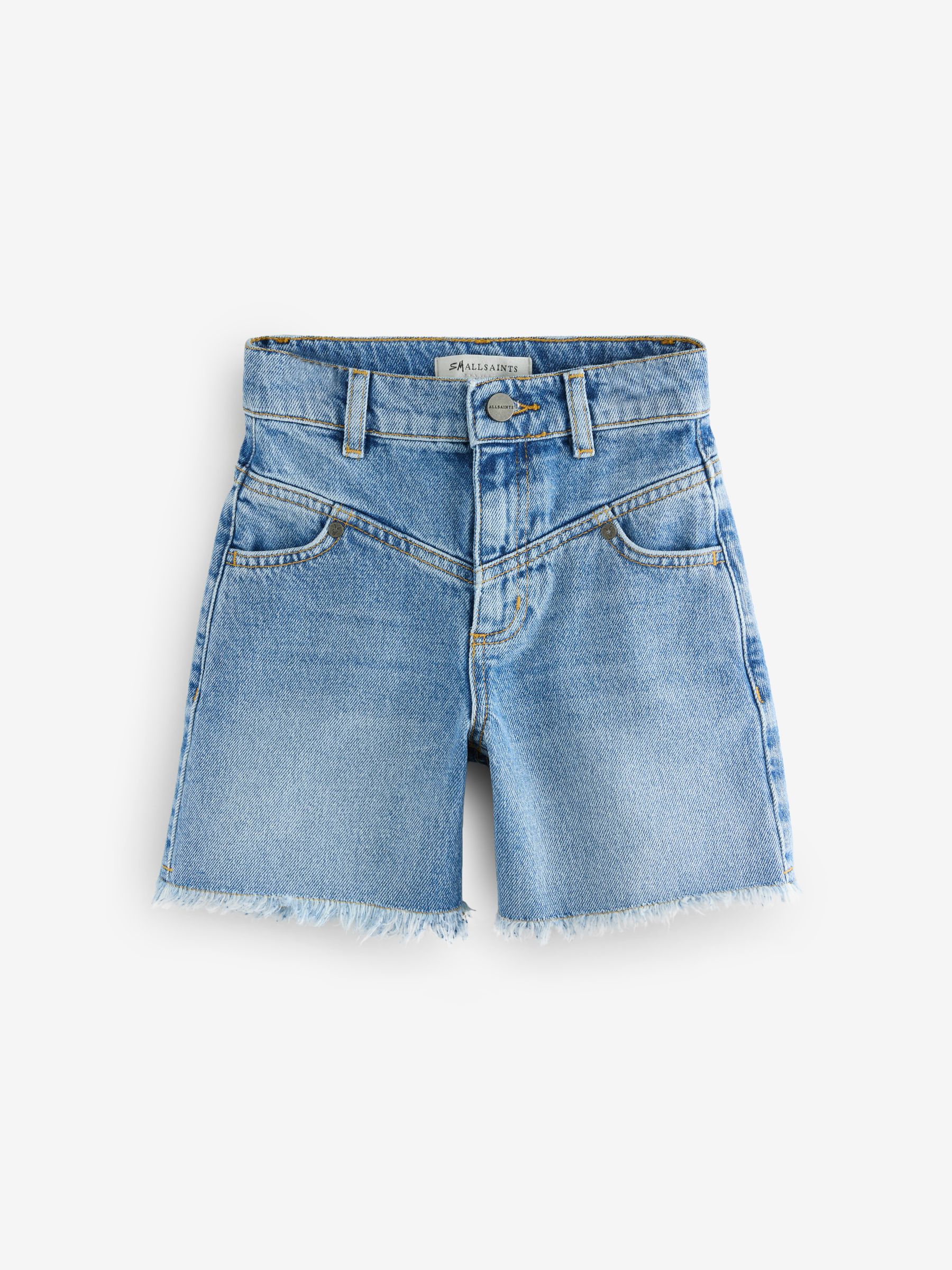 Buy smALLSAINTS Blue Denim Girls High Waisted Emmy Denim Shorts from ...